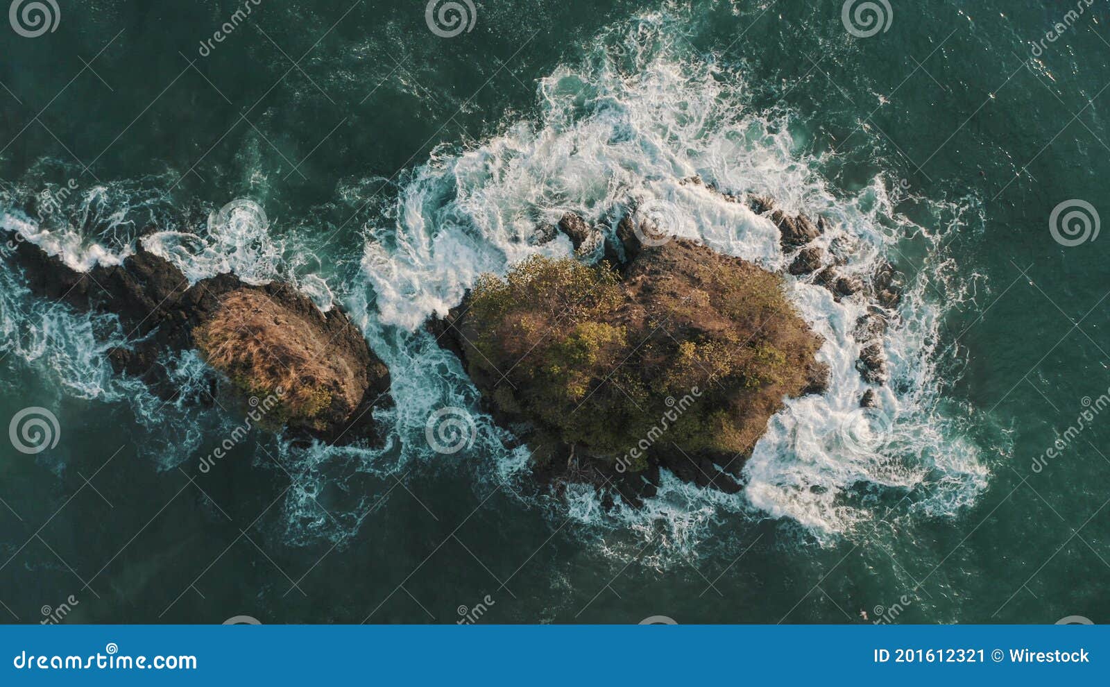 Overhead Shot of Waves Against Cliffs in the Sea Stock Image - Image of ...