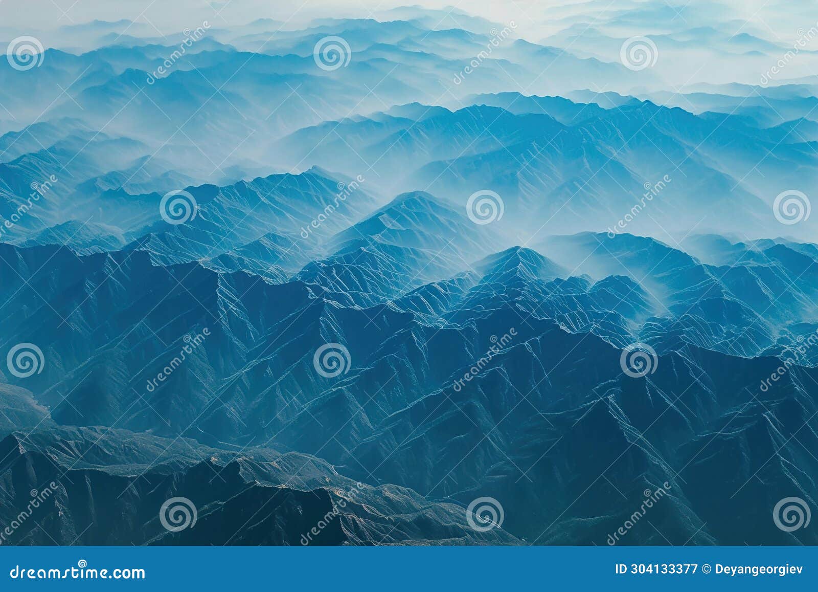 Overhead Shots of Mountain Ranges Showcasing Abstract Patterns Stock ...