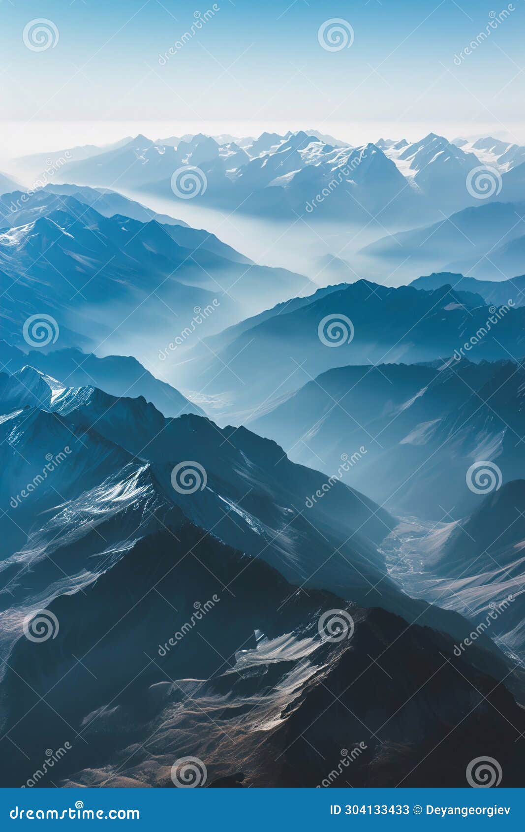 Overhead Shots of Mountain Ranges Showcasing Abstract Patterns Stock ...