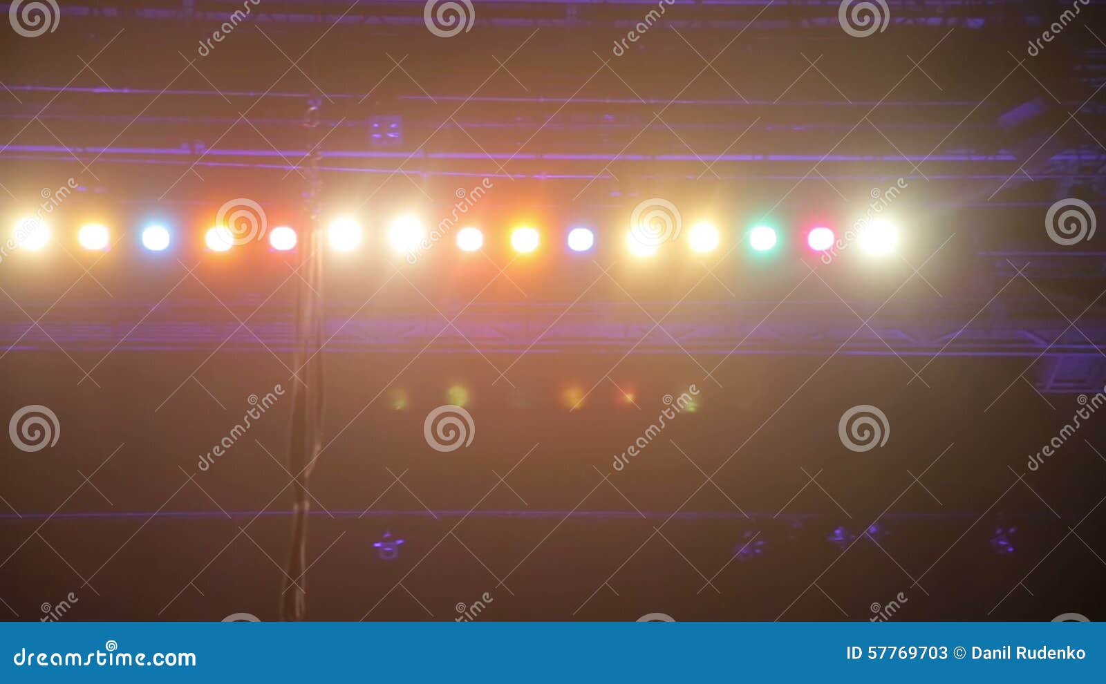 Overhead Stage Lighting stock video. Video of stage, entertainment ...