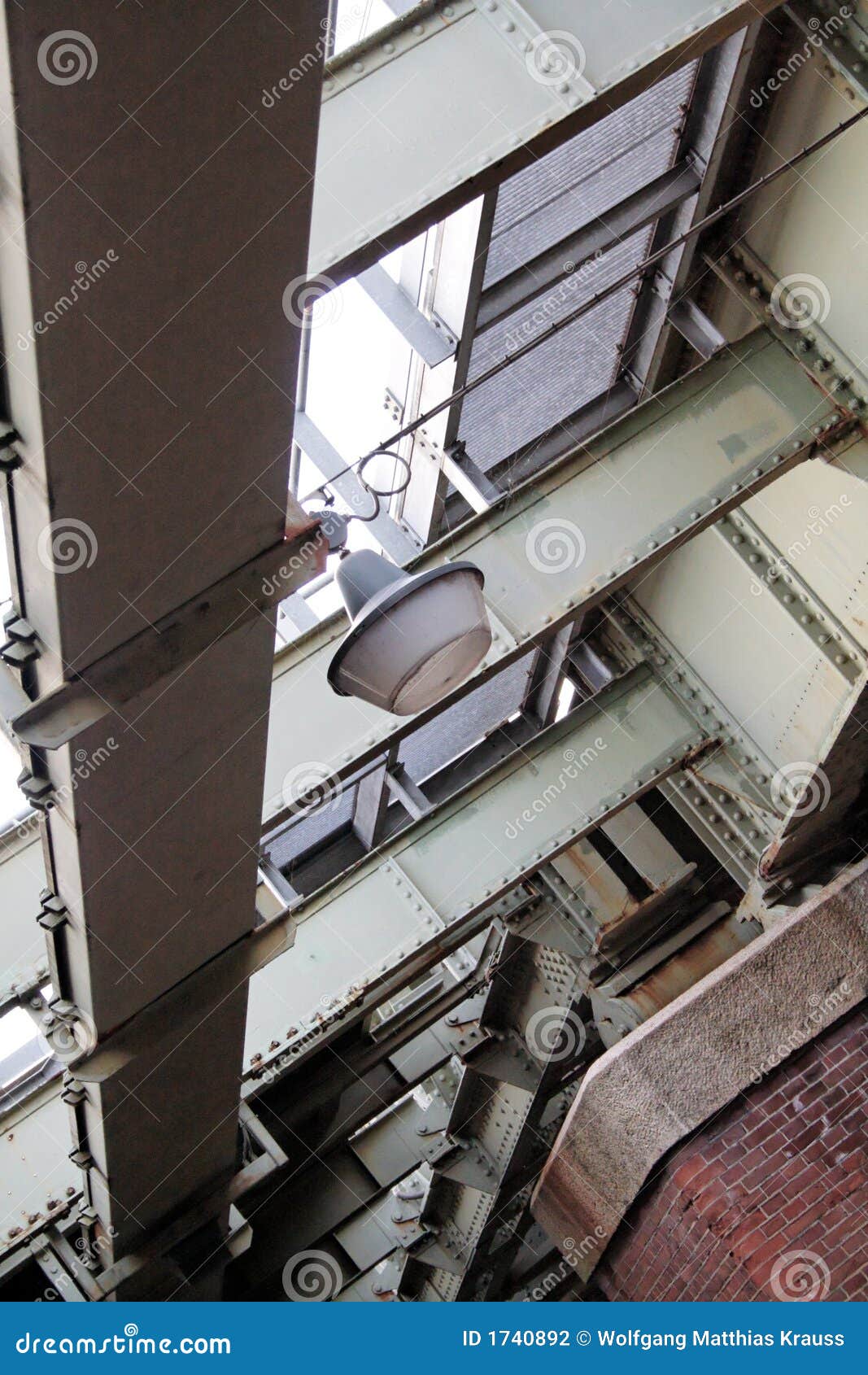 Overhead Steel Work and Supports Stock Photo - Image of historic ...