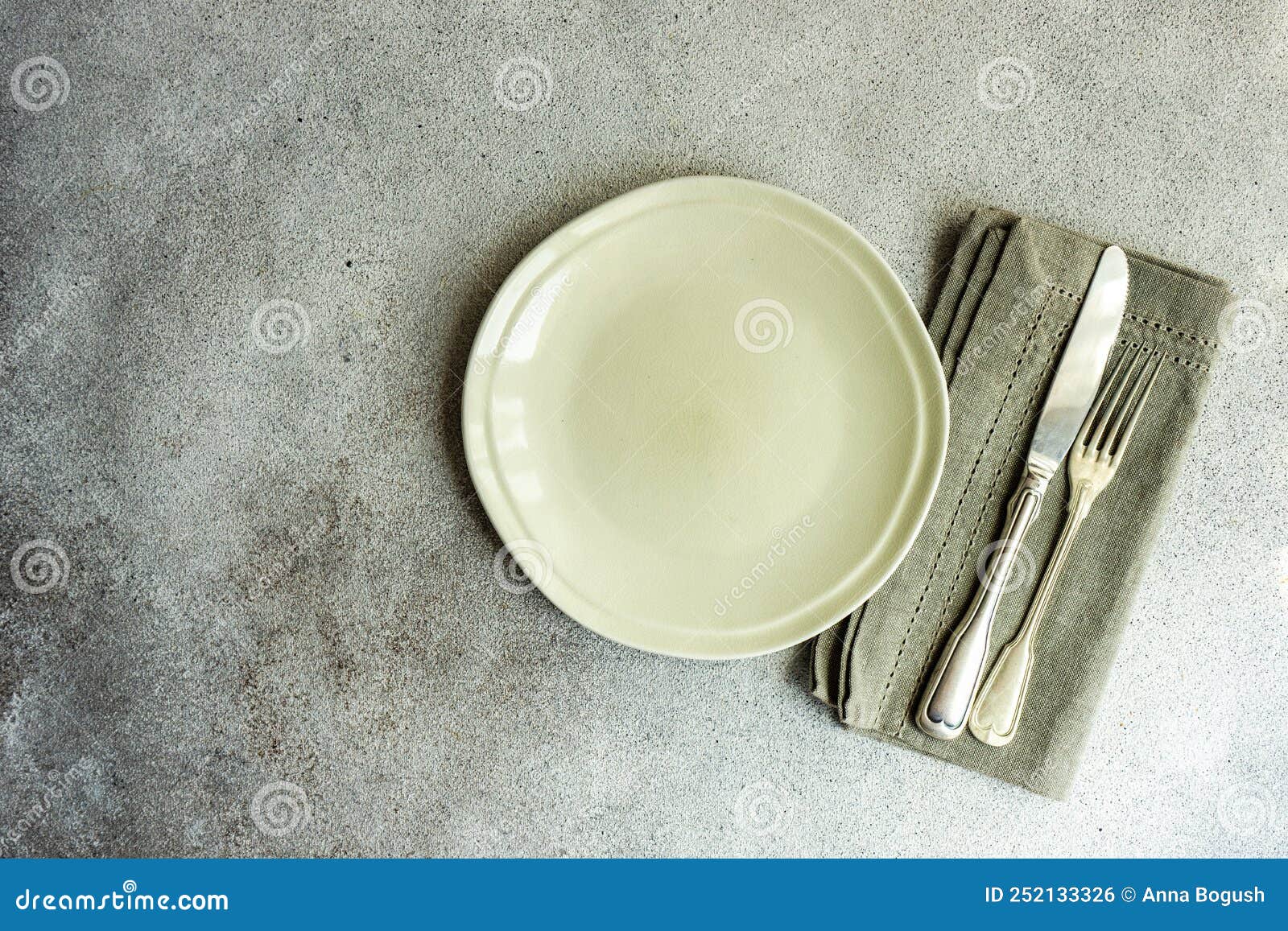 Overhead Table Setting Stock Photo | CartoonDealer.com #252133326