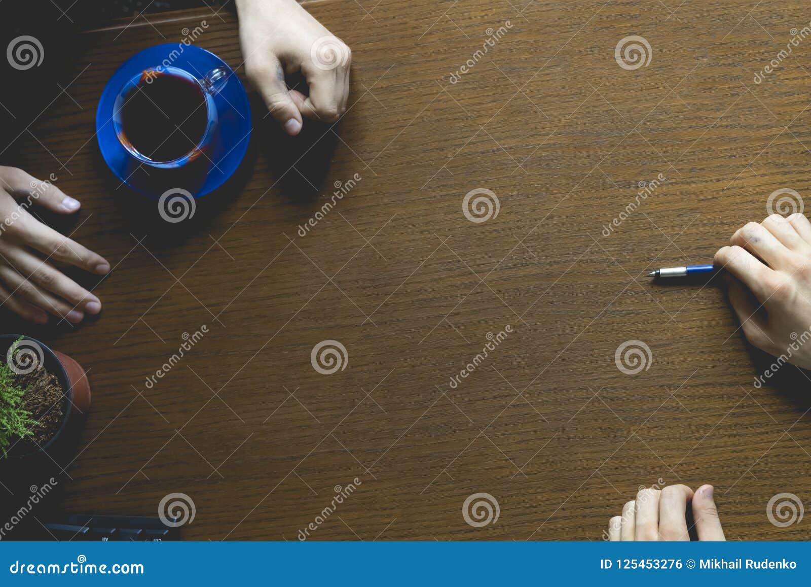 Top View Workers Working At The Construction Site. Laborer Carries The ...