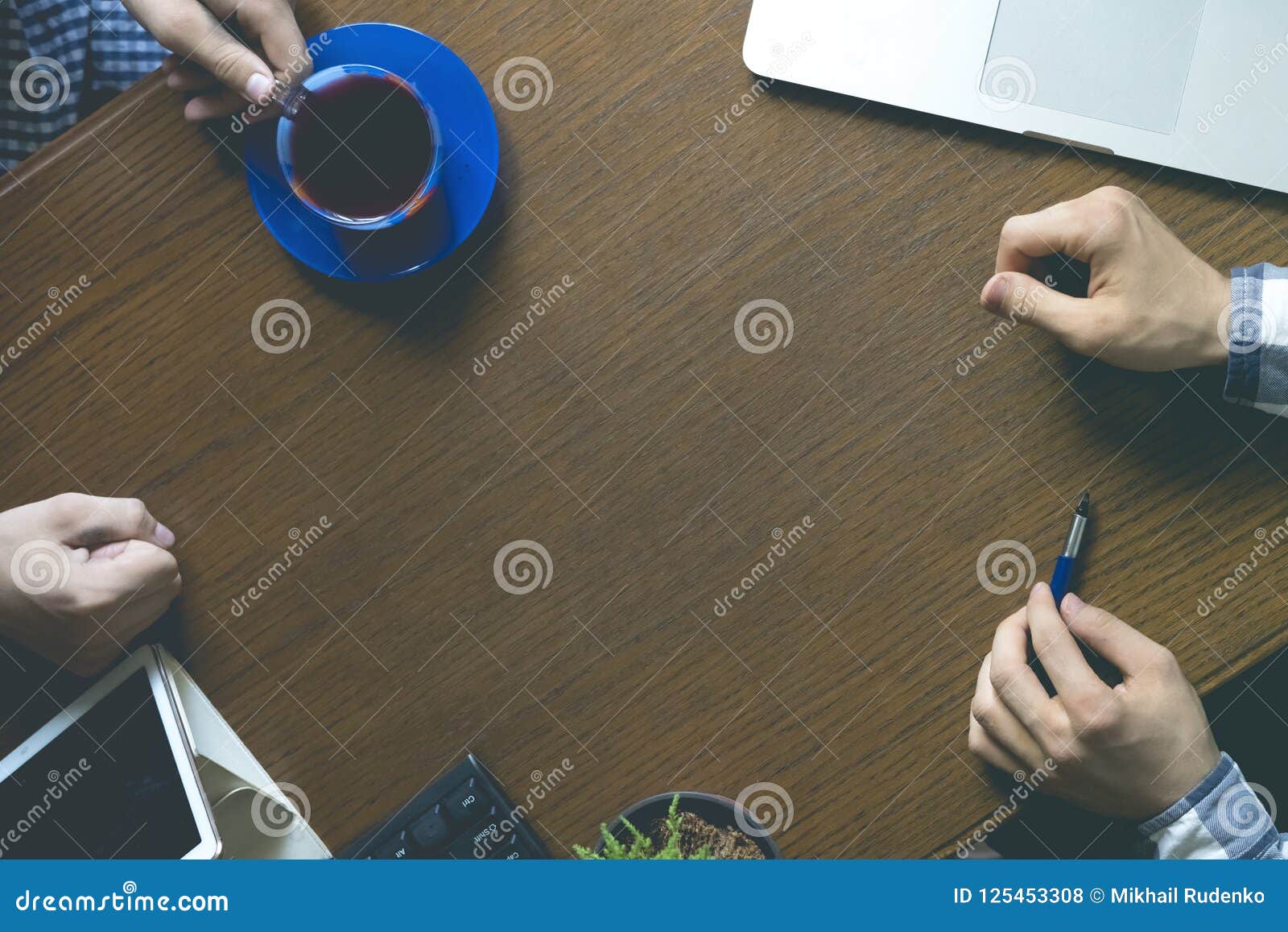 Top View Workers Working At The Construction Site. Laborer Carries The ...