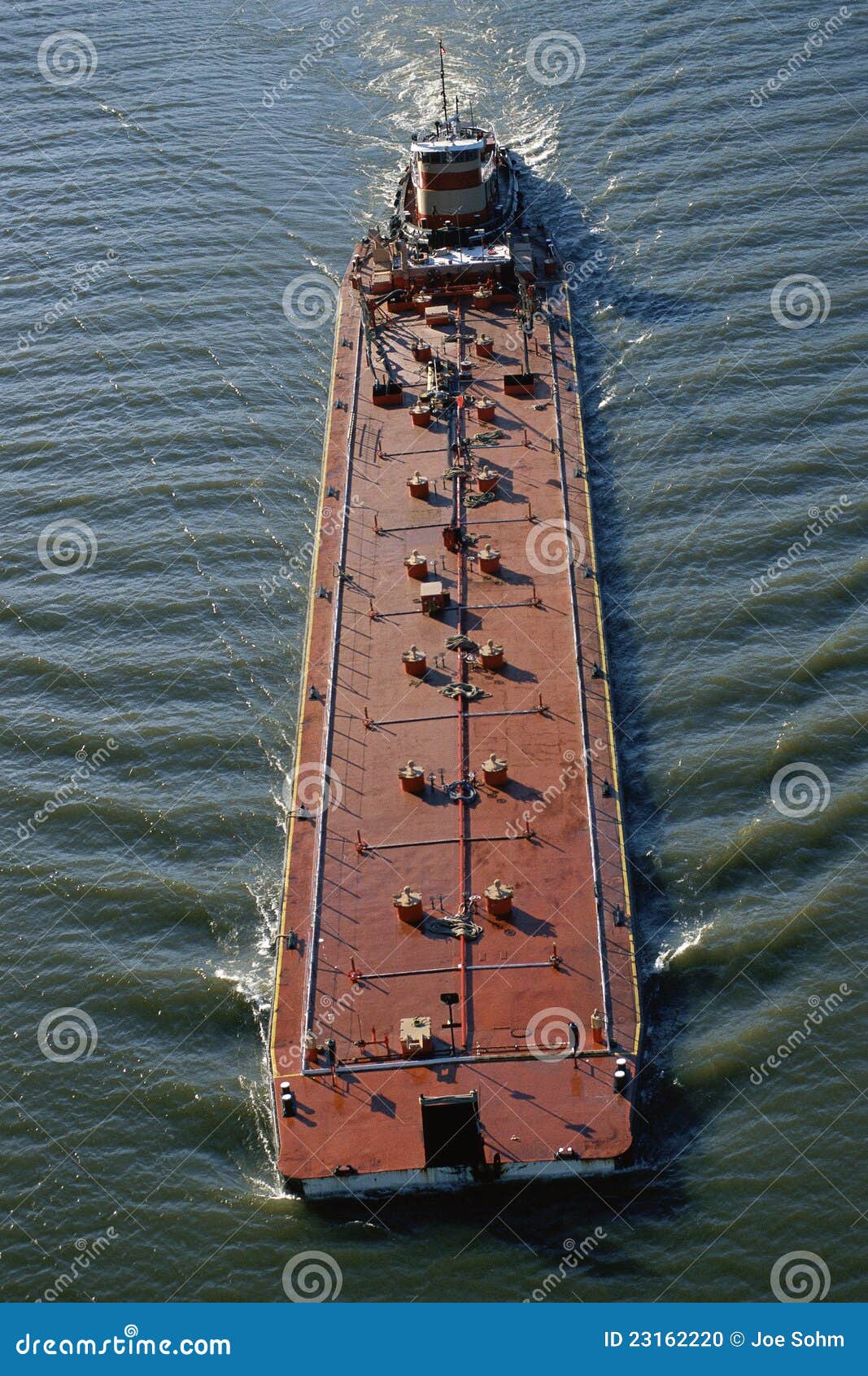 Overhead view of barge stock photo. Image of water, view - 23162220