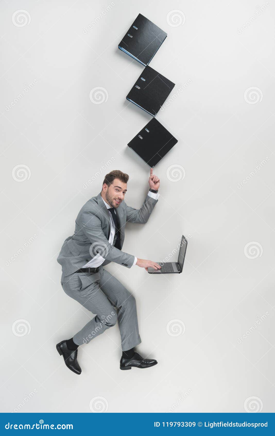 Stack Of Folders And Documents Royalty-Free Stock Photo | CartoonDealer ...