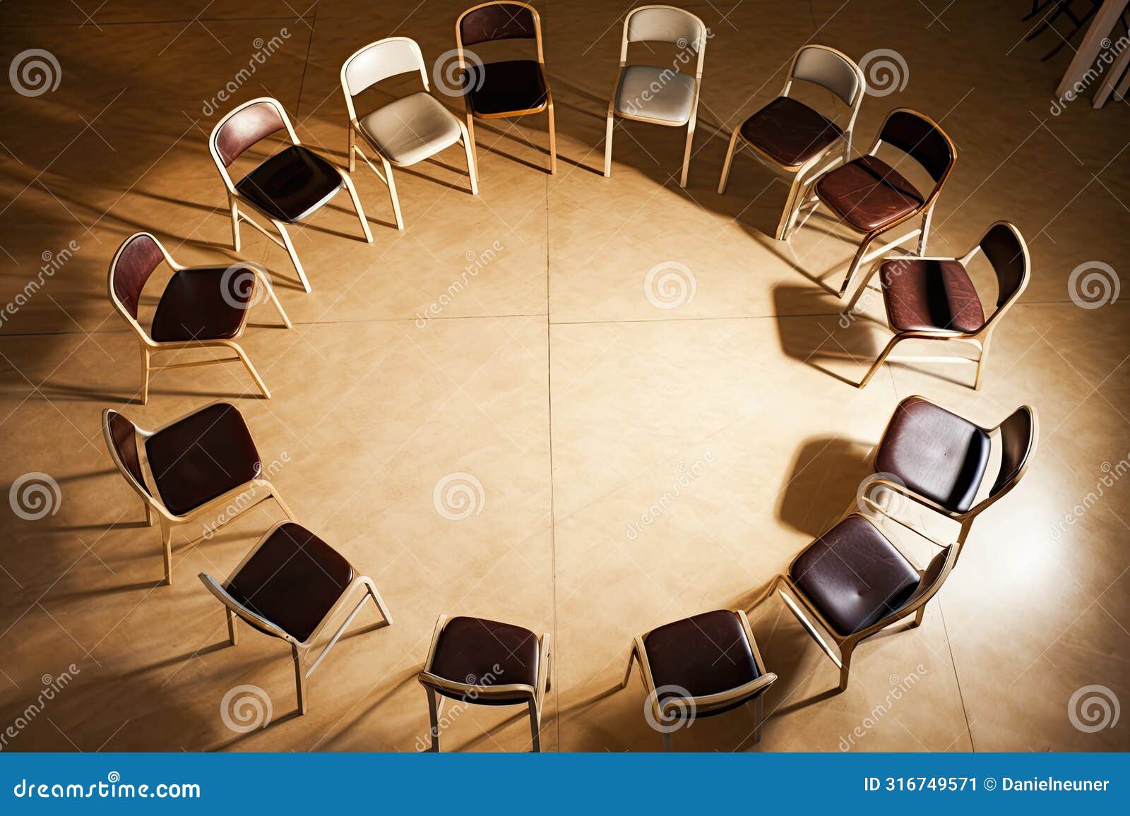 An Overhead View Of A Bustling Street Corner With People Of All Ages And Backgrounds Painting A ...