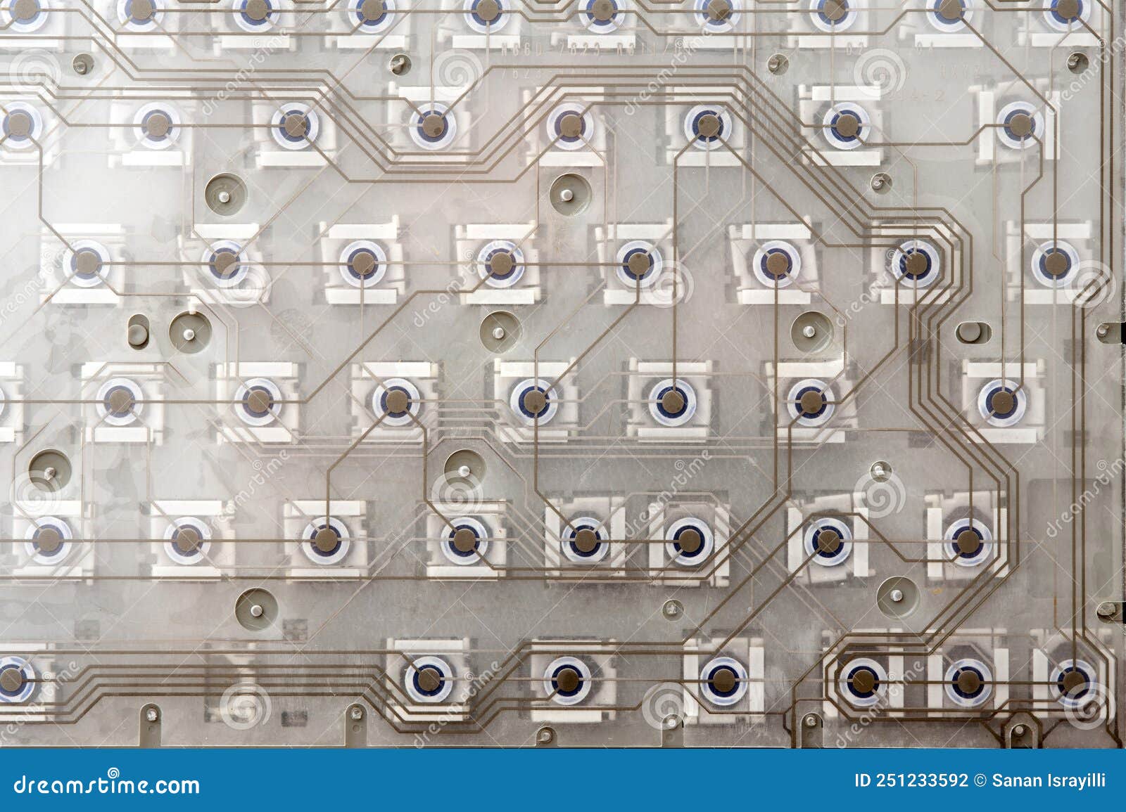 Overhead view of circuits stock photo. Image of keyboard - 251233592