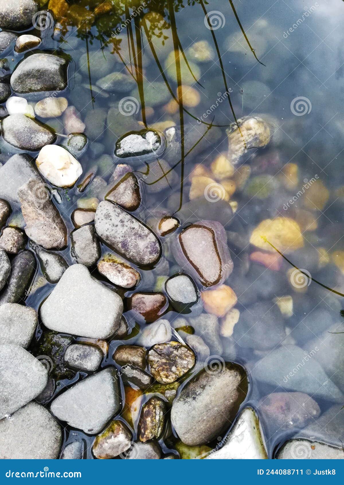 Smooth Pebbles Wall Texture For Background Stock Photography ...