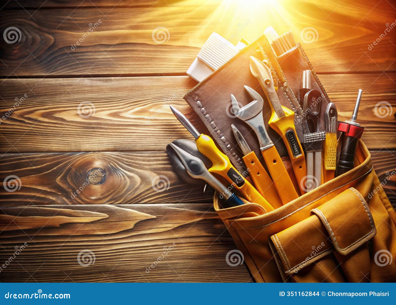 Building Trades With The Construction Site Of A Building Under ...