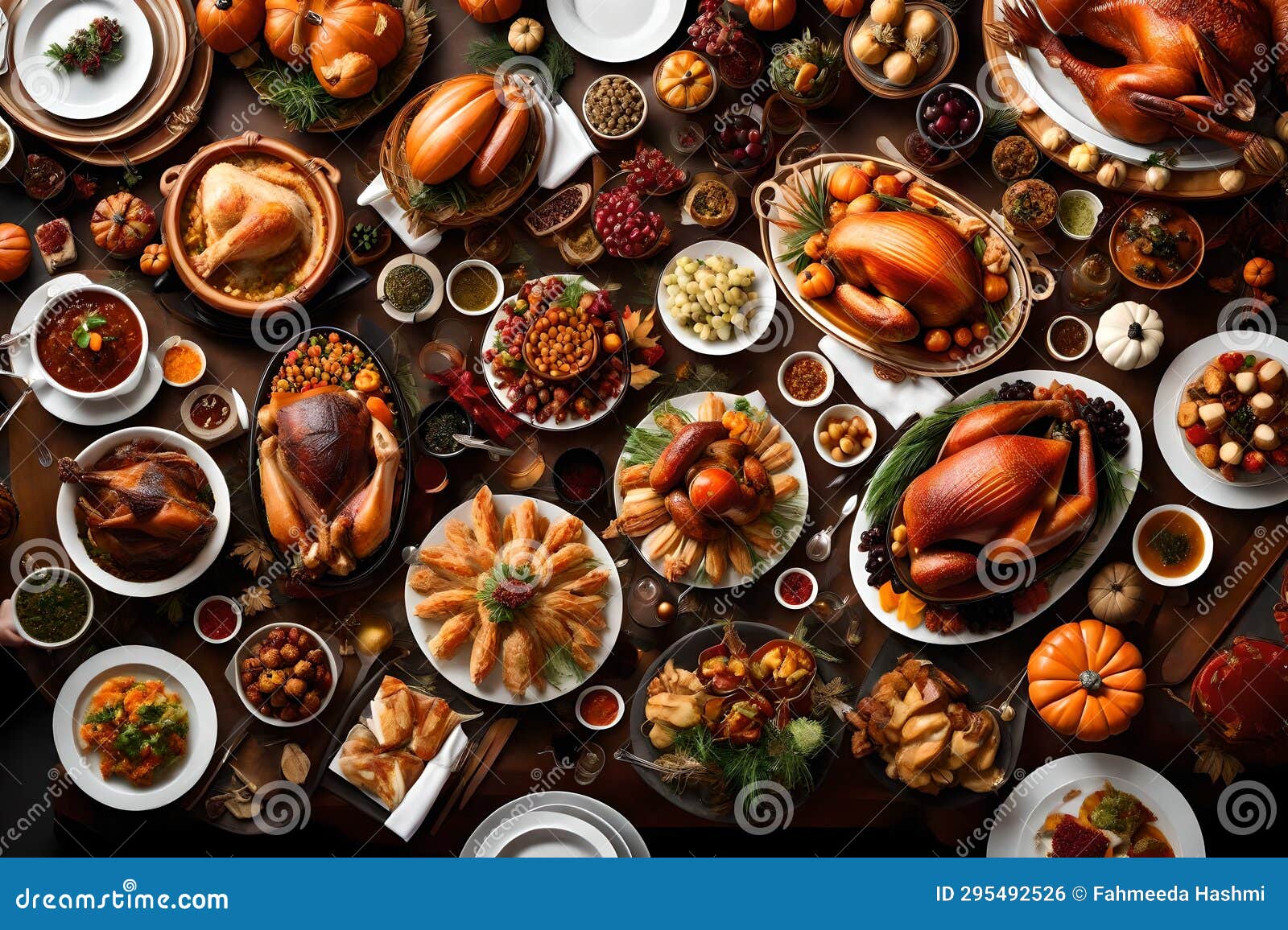 A Wide Array Of Delicious Dishes Displayed On Plates In A Buffet Line ...