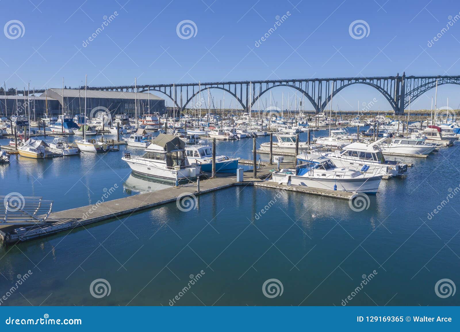 Overhead View of a Marina on the Pacific Coast Highway Editorial Image ...