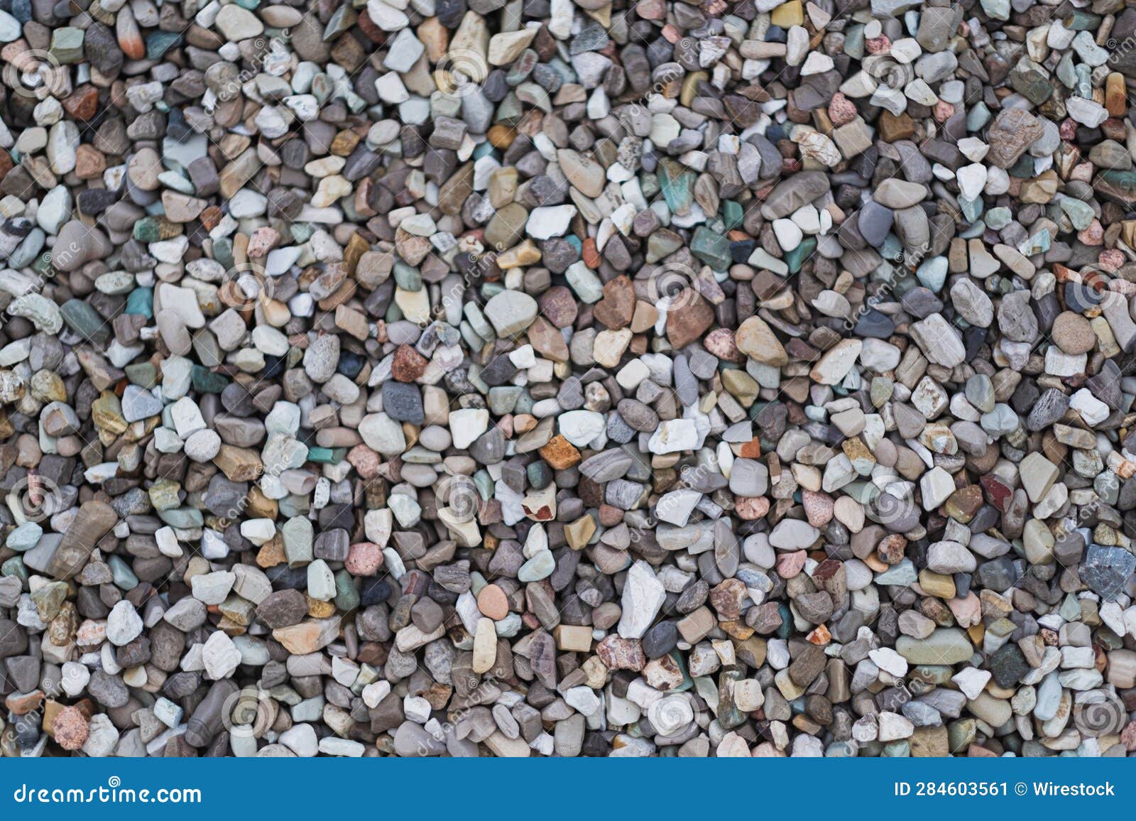Overhead View of Multicolored Rocks on the Ground Stock Image - Image ...