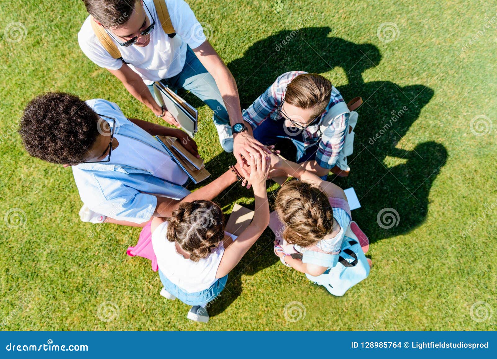 Teenage Classmates Studying Together Royalty-Free Stock Photography ...