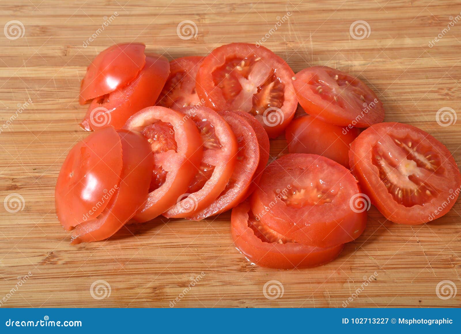 Sliced ripe tomotoes stock image. Image of vegetables - 102713227