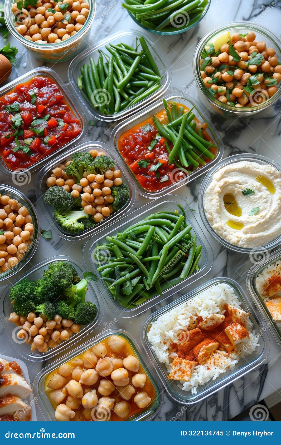 An Overhead View of a Table Adorned with an Assortment of Different ...