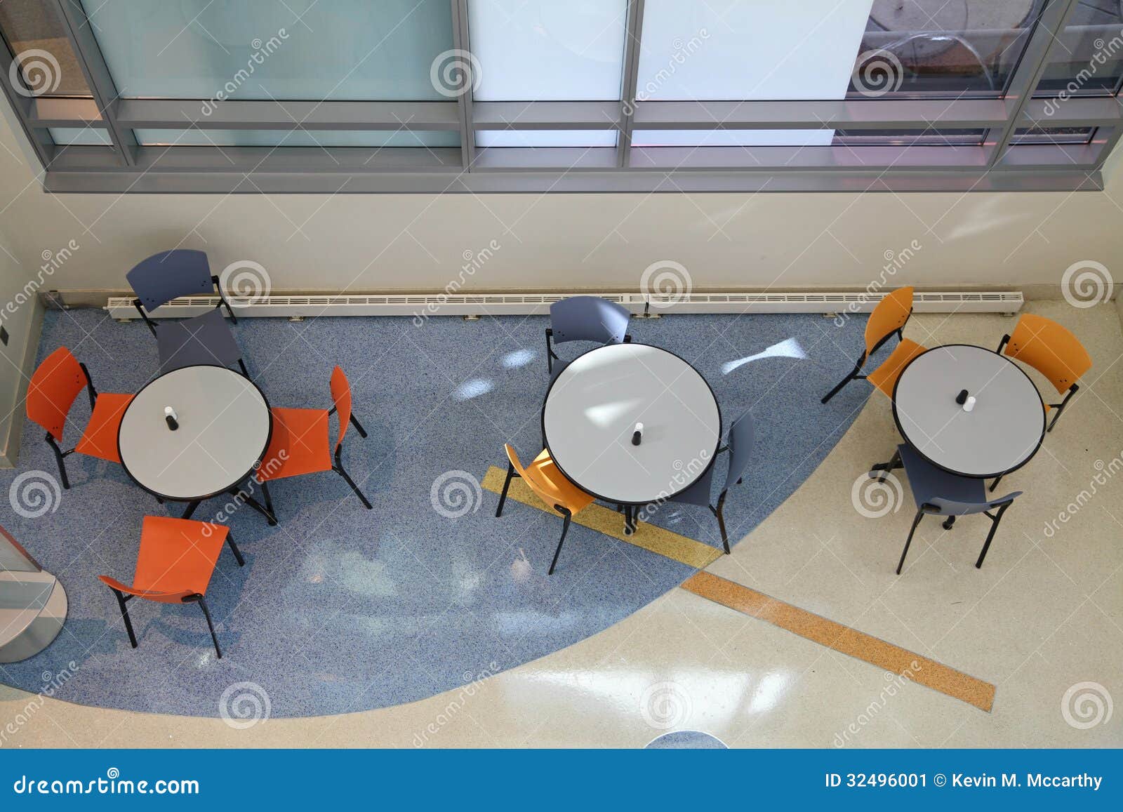 Overhead View of Tables and Chairs Stock Image - Image of angles, view ...