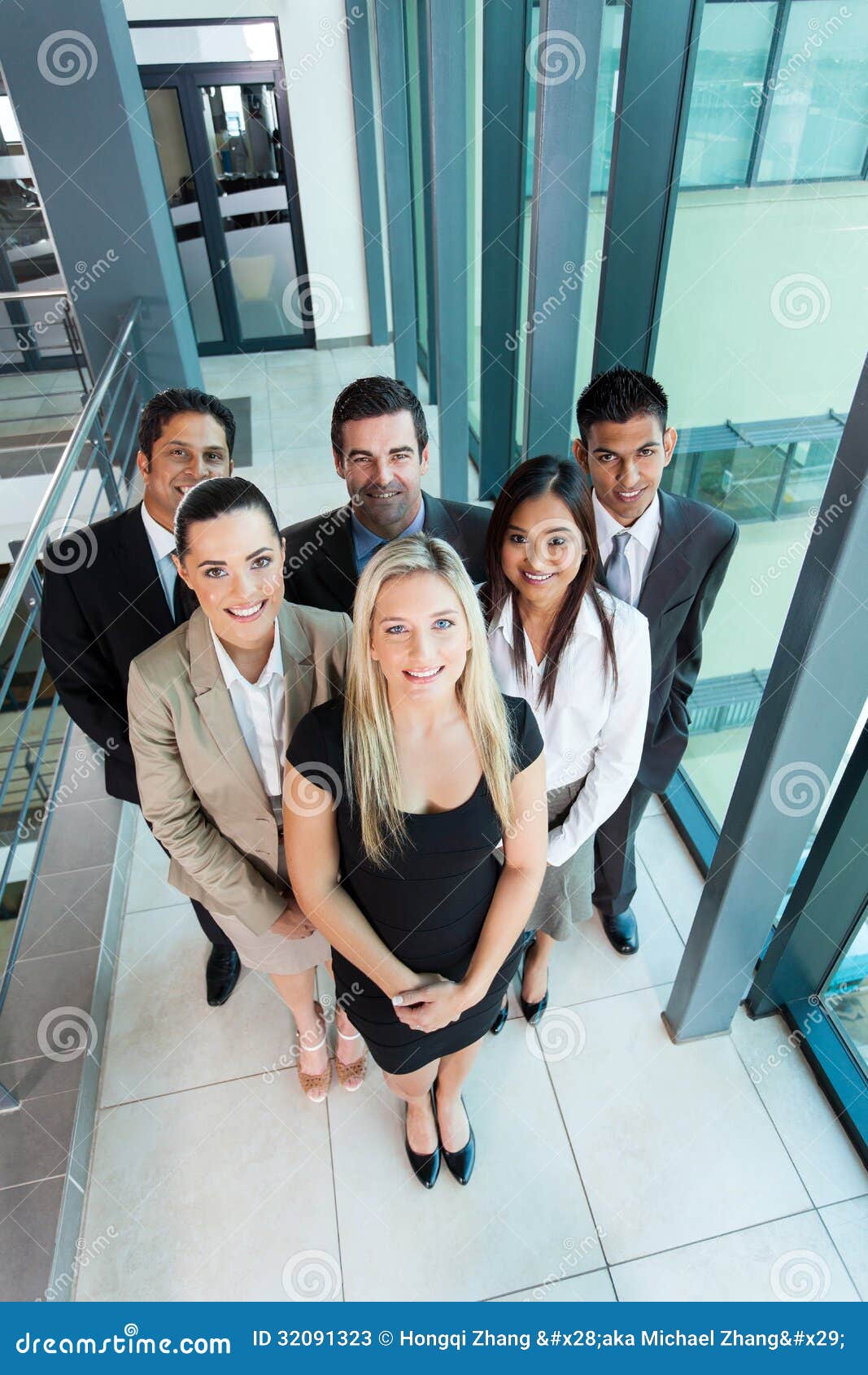 Overhead view team stock image. Image of modern, company - 32091323