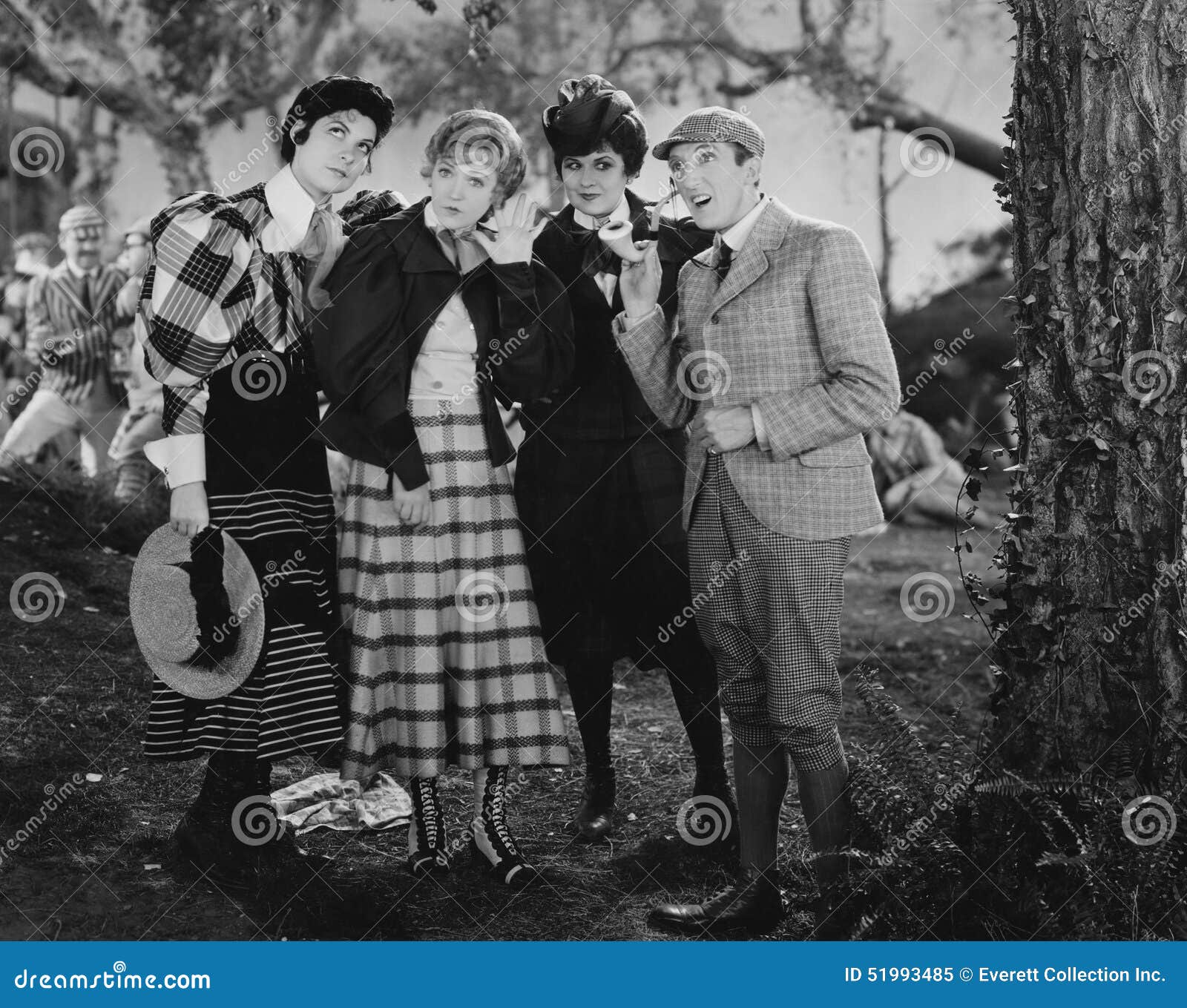 OVERHEARD stock image. Image of female, curious, comical - 51993485