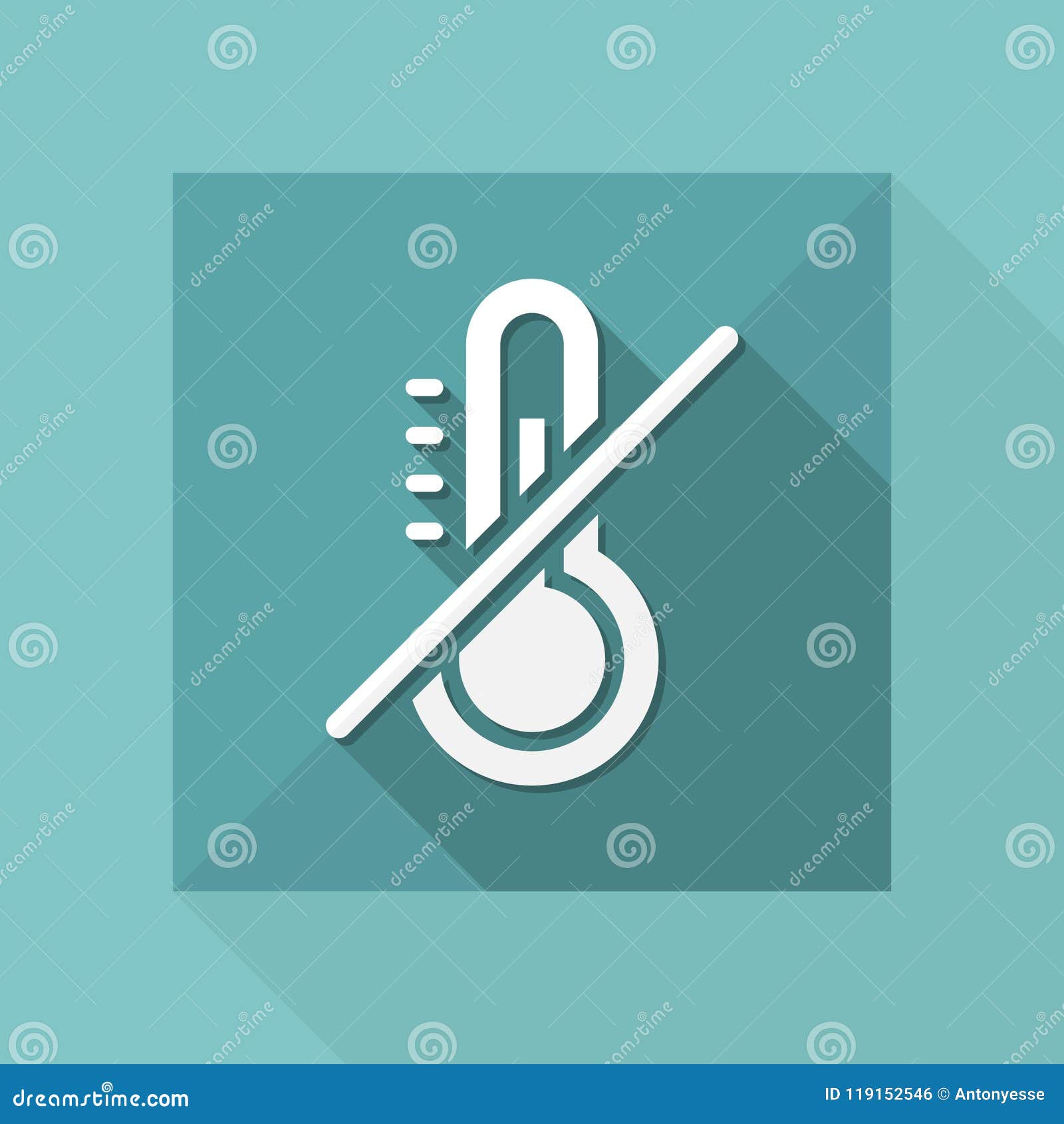 Overheating Prevenction System - Vector Web Icon Stock Vector ...