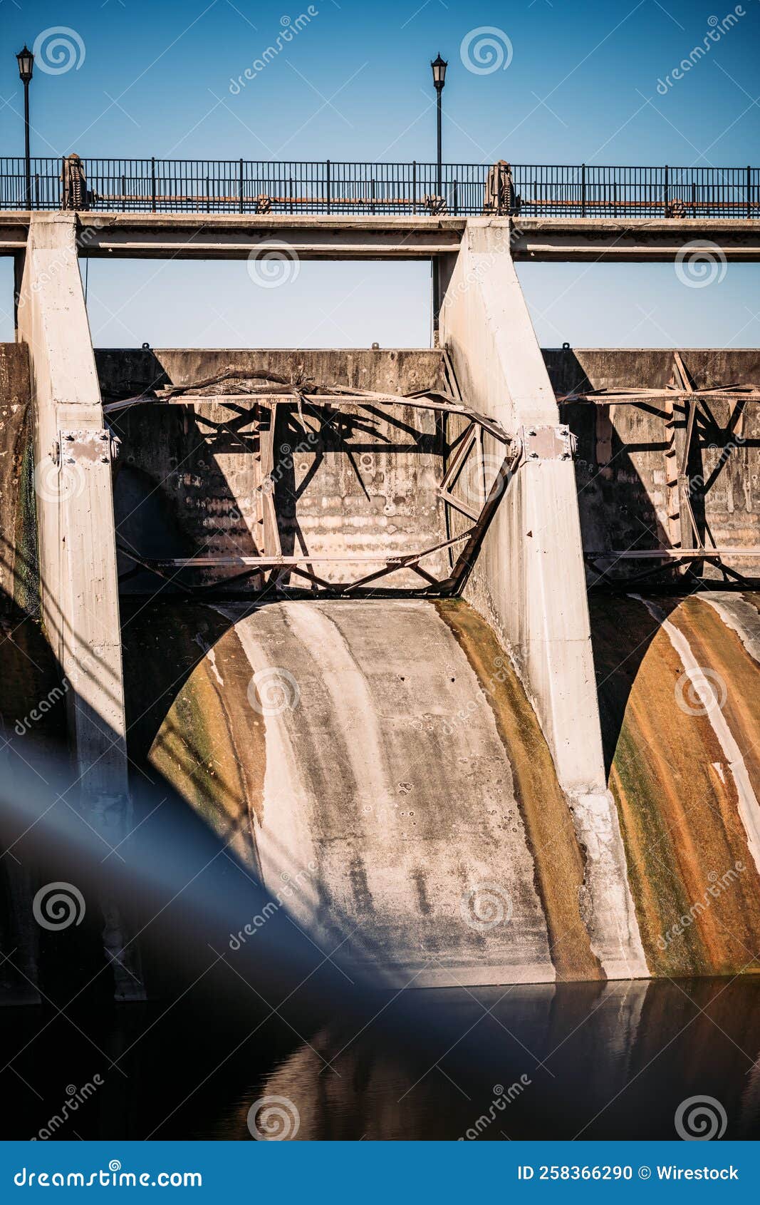 Overholser Dam on the North Canadian River in Oklahoma Stock Photo ...
