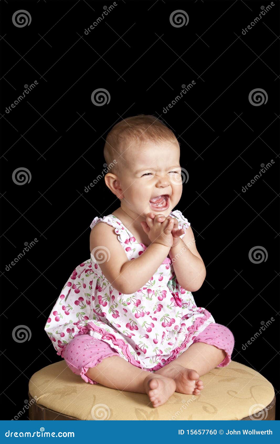 Overjoyed baby stock photo. Image of innocent, face, excited - 15657760