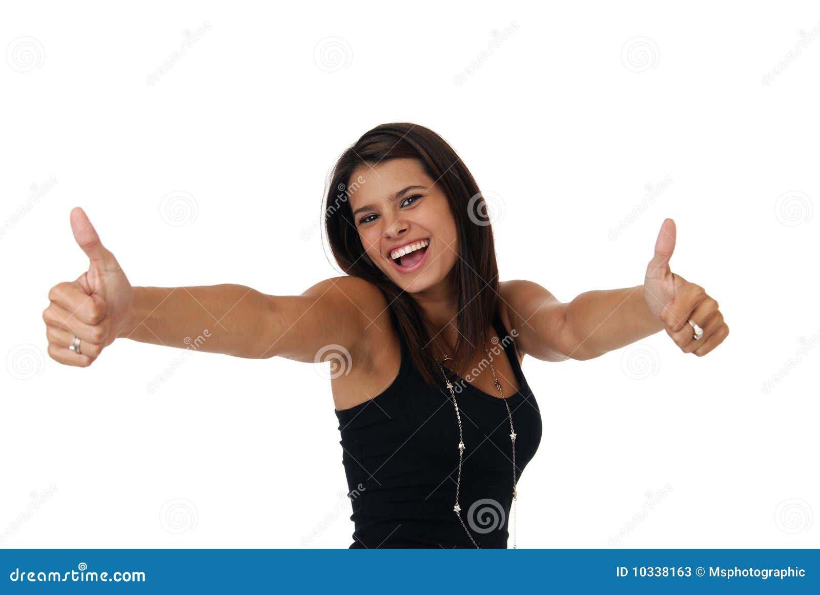 Overjoyed beautiful woman stock image. Image of happy - 10338163