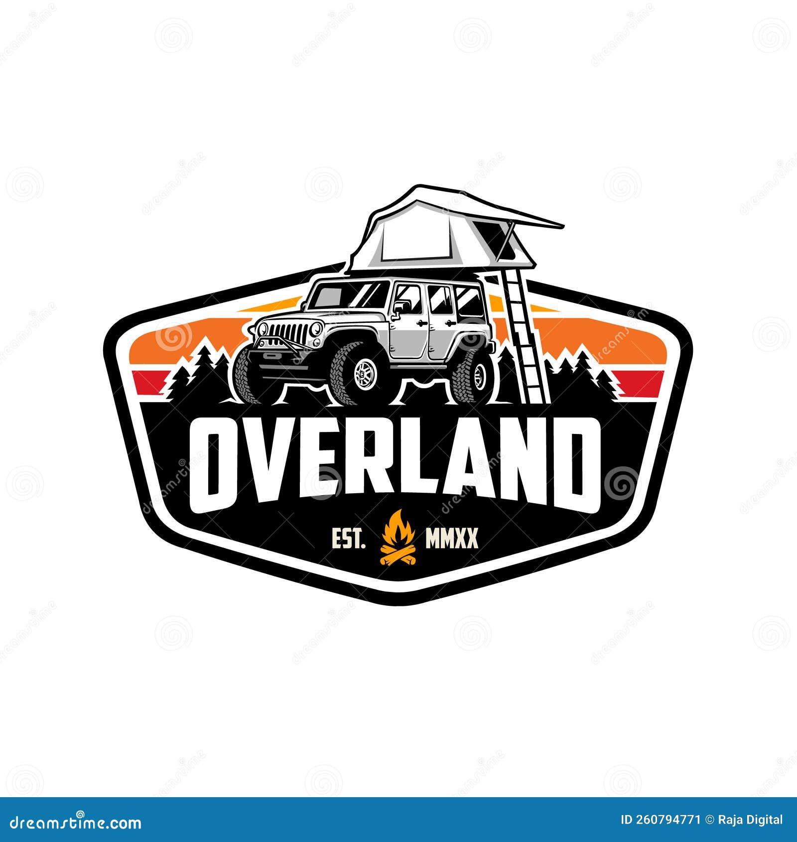 Overland Suv 4x4 Camper Truck Emblem Logo Vector Isolated Stock Vector ... Overland Suv 4x4 Camper Truck Emblem Logo Vector Isolated Stock Vector ...