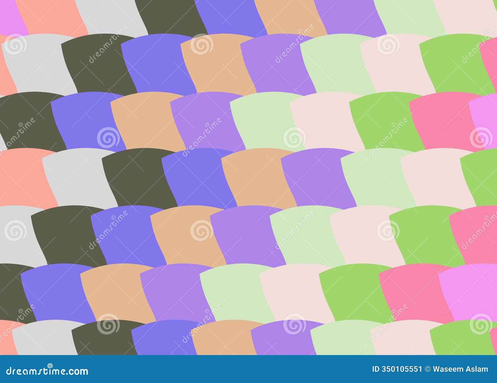 Overlap Circle Vector Pattern. Semicircle Curve Pattern. Abstract ...