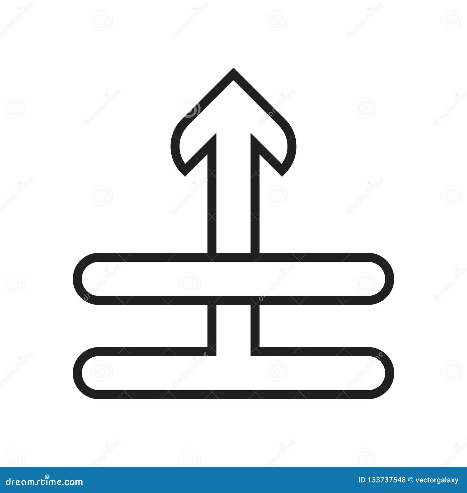 Overlap Icon Vector Sign and Symbol Isolated on White Background Stock ...