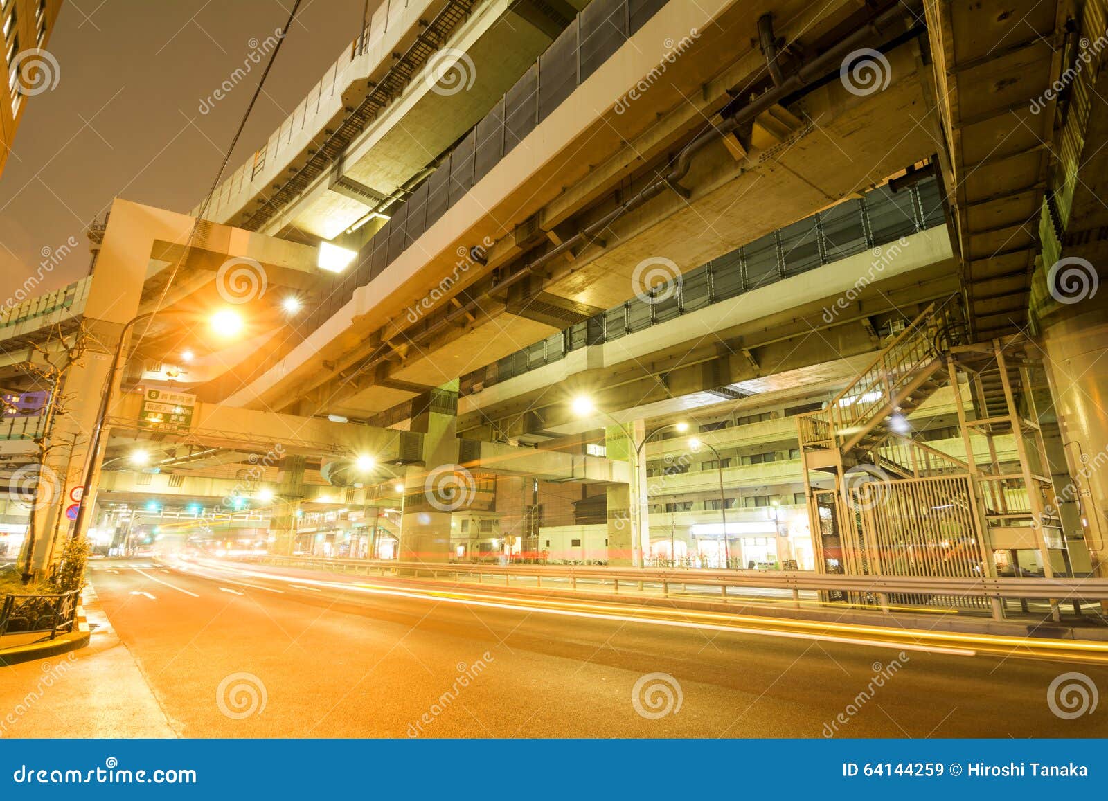 Overlapped expressway stock image. Image of dense, highway - 64144259