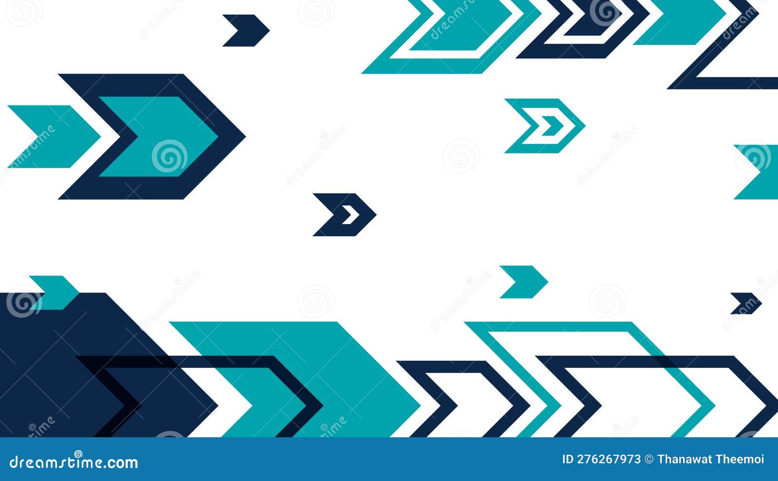 Overlapping Blue Arrow Background Illustration Stock Vector ...