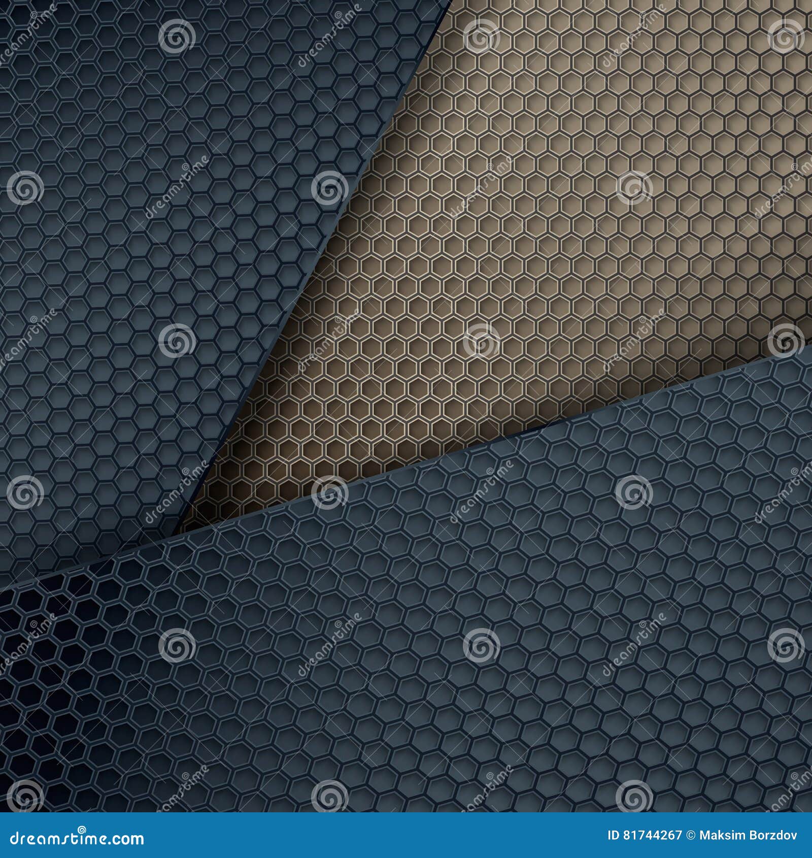 Carbon Grid: Graphene Atomic Structure For Nanotechnology Background ...