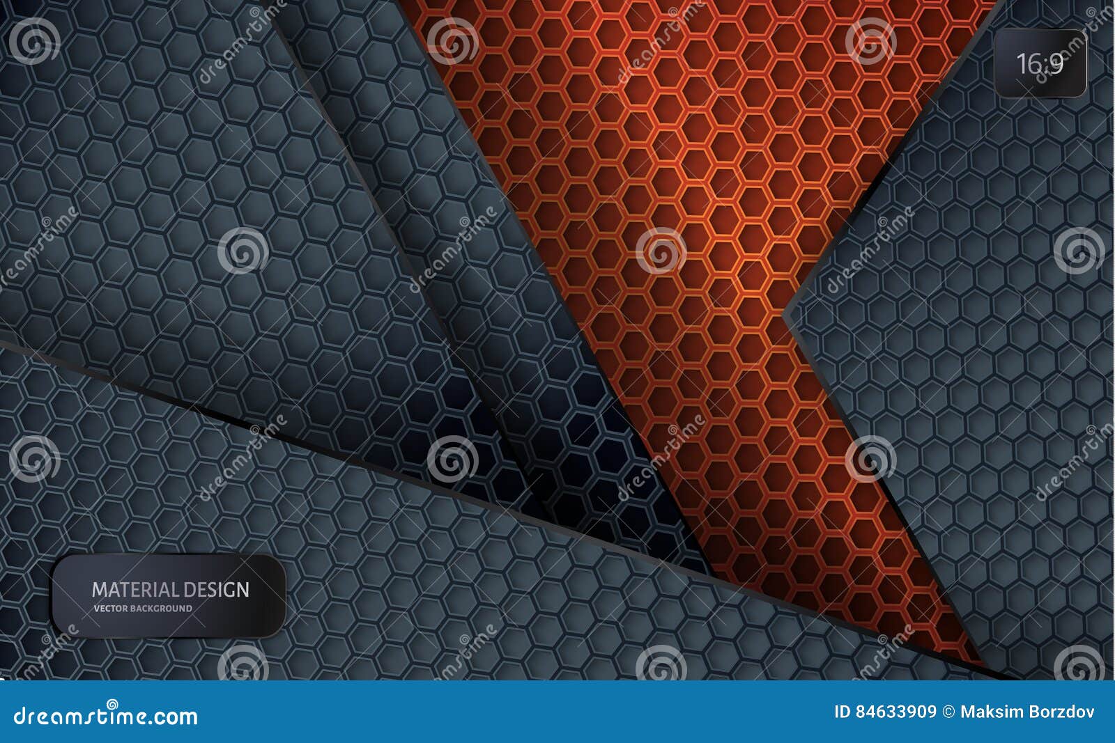 Overlapping carbon grid stock vector. Illustration of hexagon - 84633909