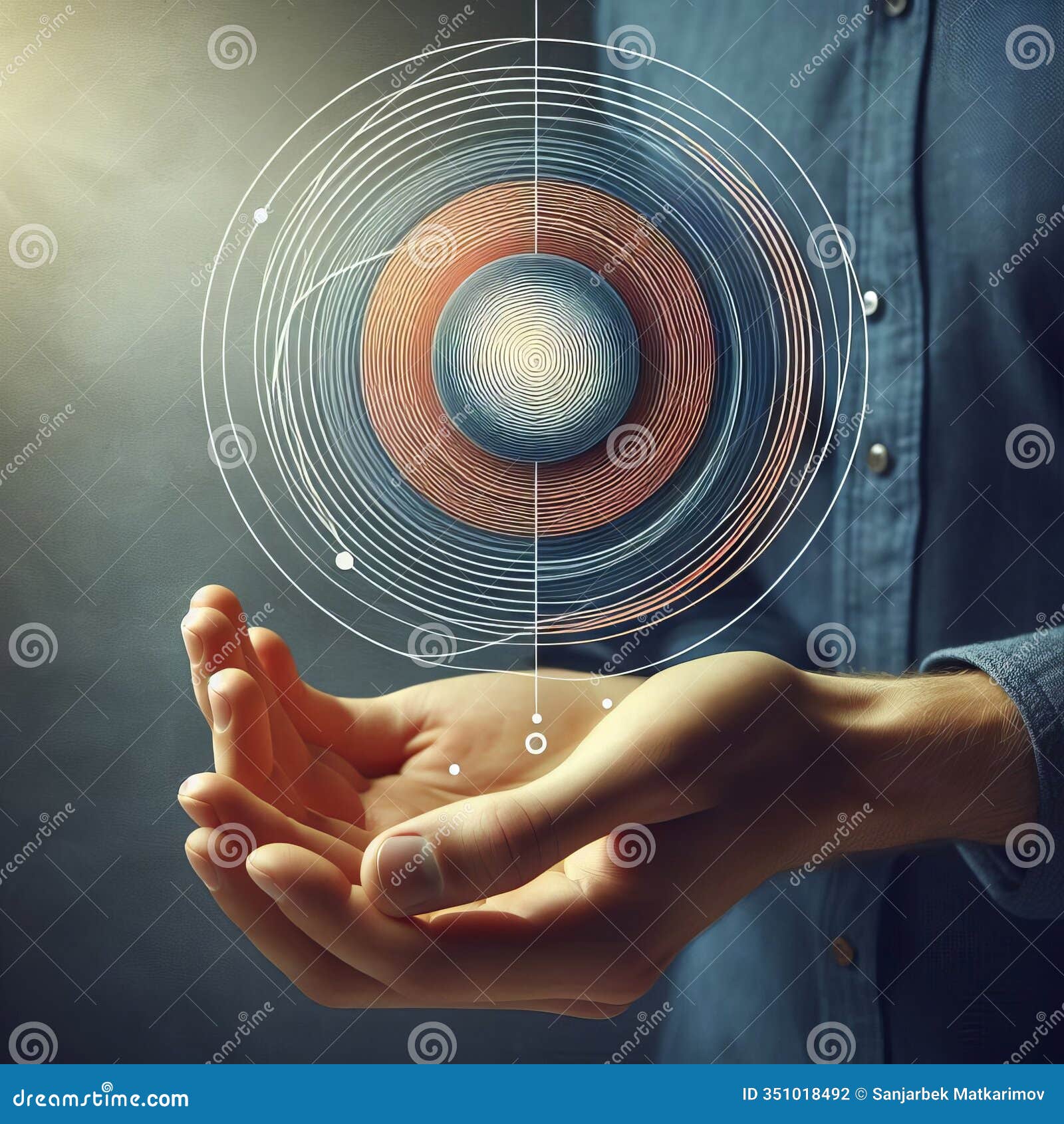 Overlapping Circles Concentric or Intersecting Circles Represent Stock ...