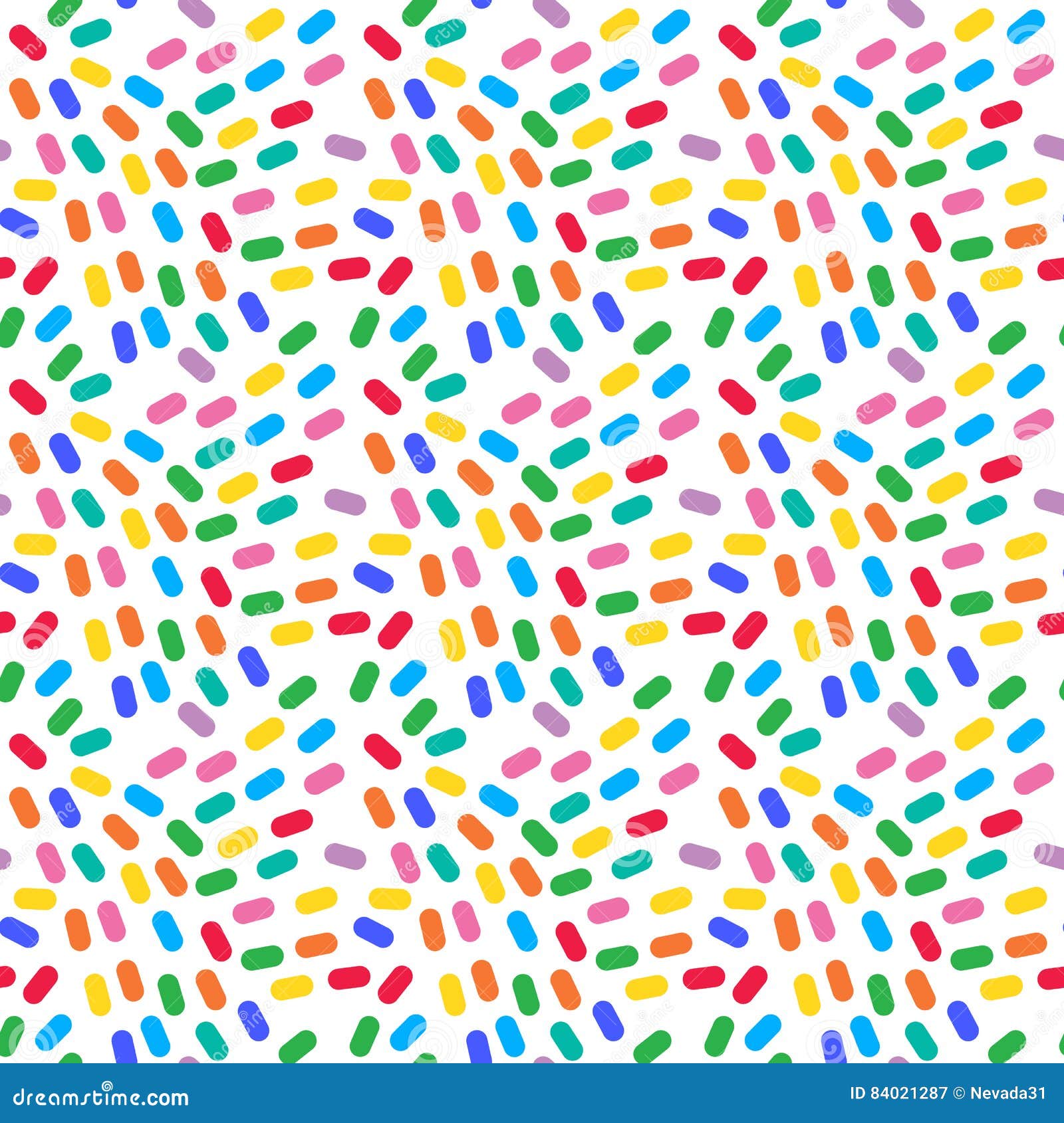 Overlapping Colors. Colorful Seamless Pattern Stock Illustration ...