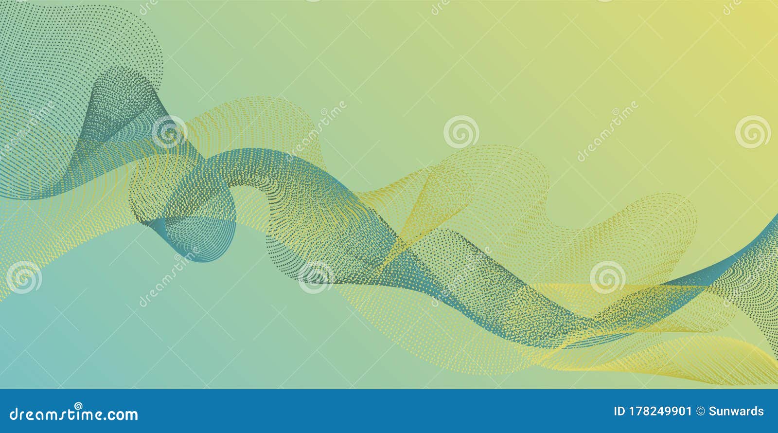 Overlapping Curves Card Backdrop Simple Design. Stock Vector ...