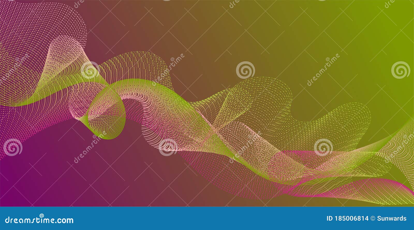Overlapping Curves Card Backdrop Simple Design. Stock Vector ...