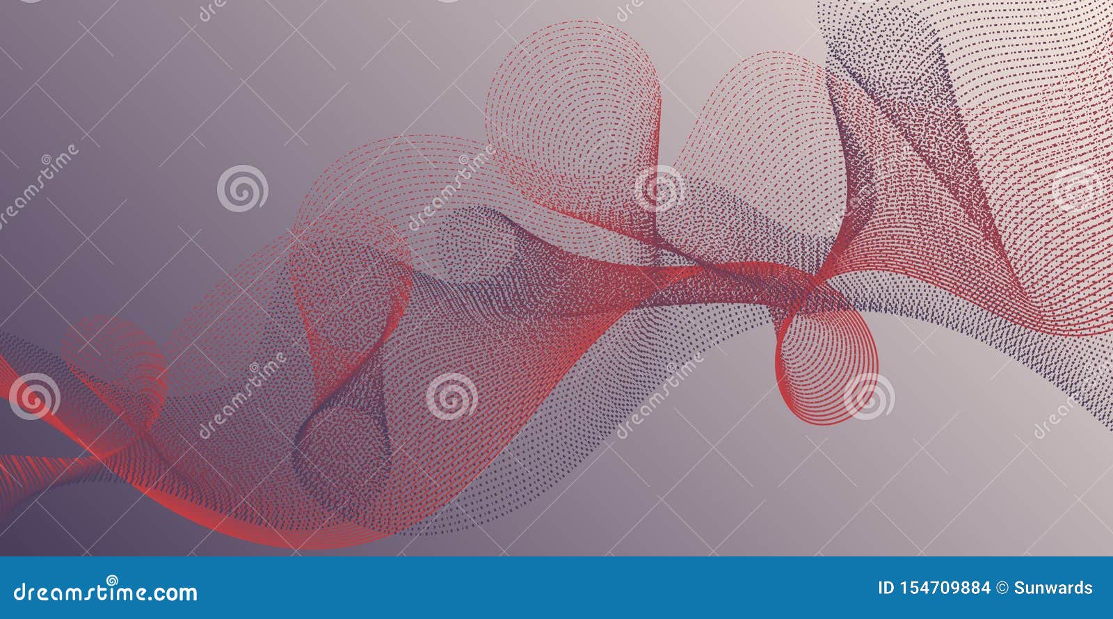 Overlapping Curves Card Backdrop Simple Design. Stock Vector ...