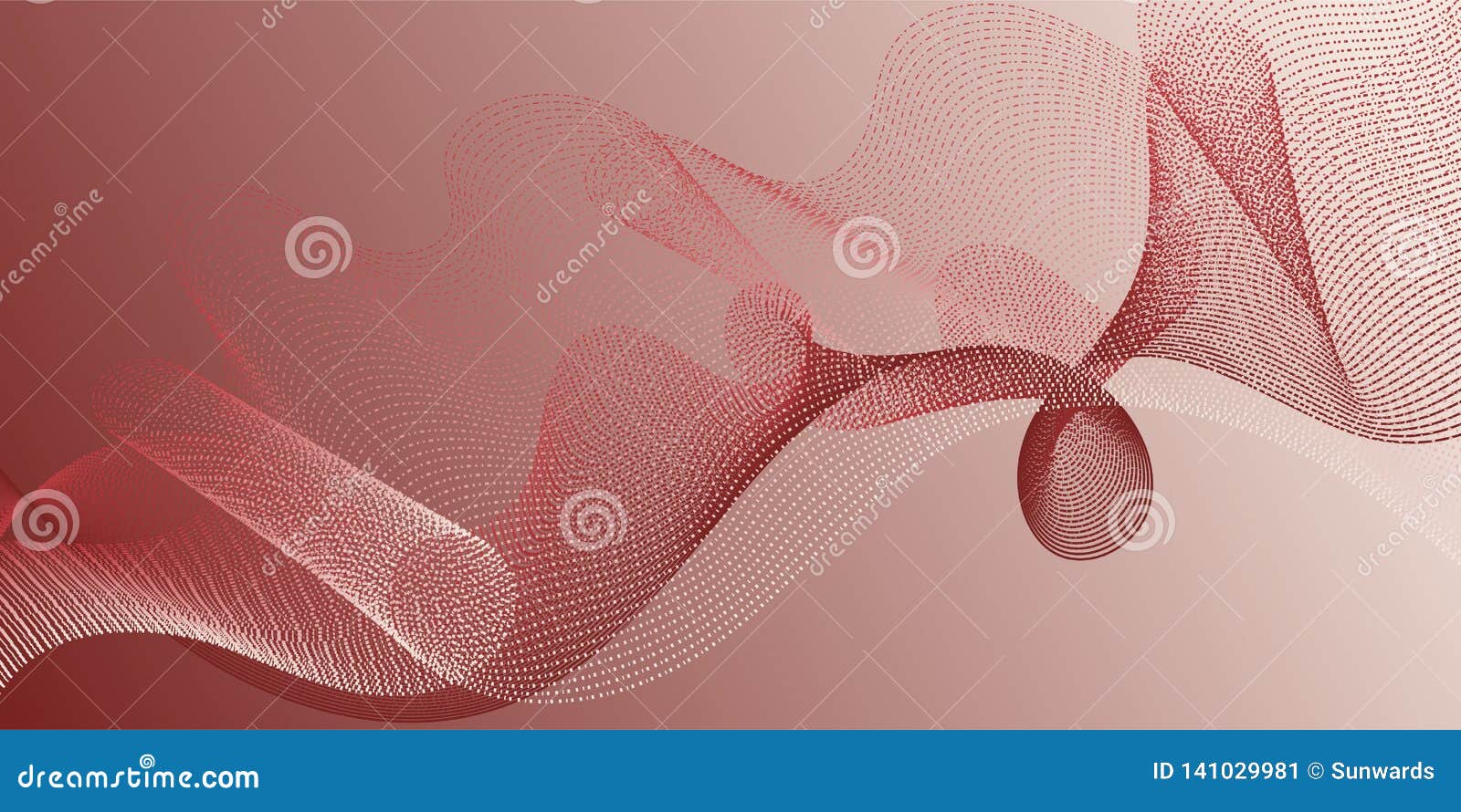 Overlapping Curves Card Backdrop Simple Design. Stock Vector ...