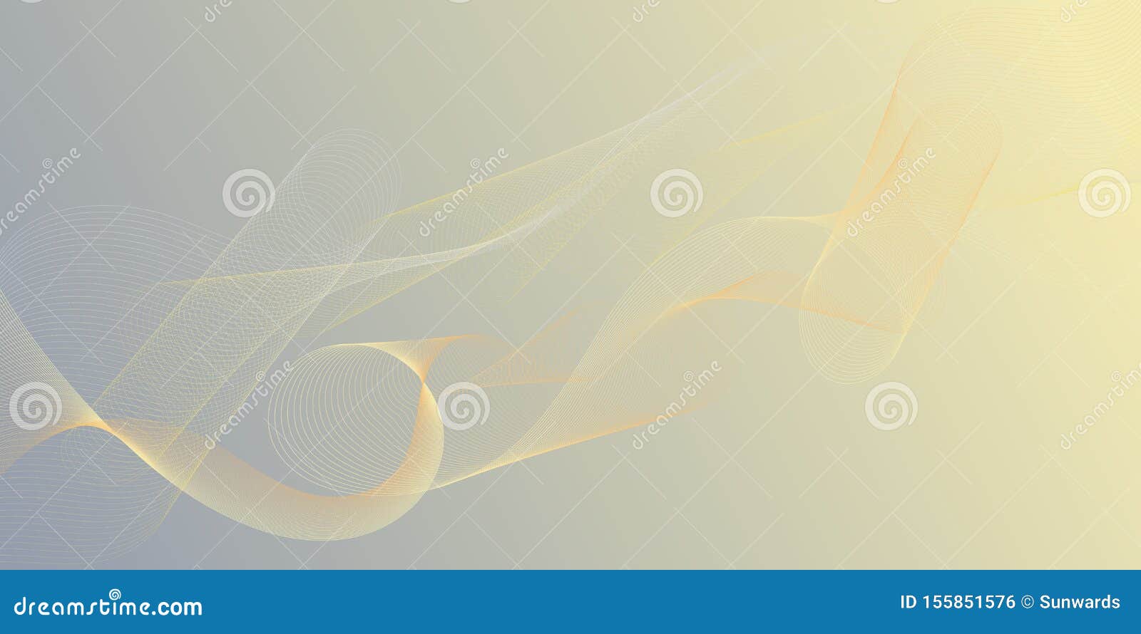 Overlapping Curves Card Backdrop Simple Design. Stock Vector ...