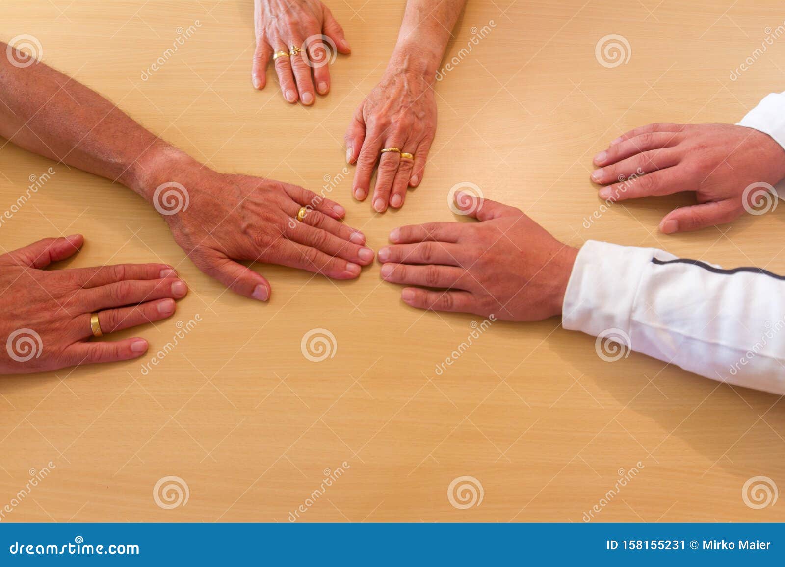 Overlapping Hands As a Symbol of Friendship and Excellent Teamwork ...