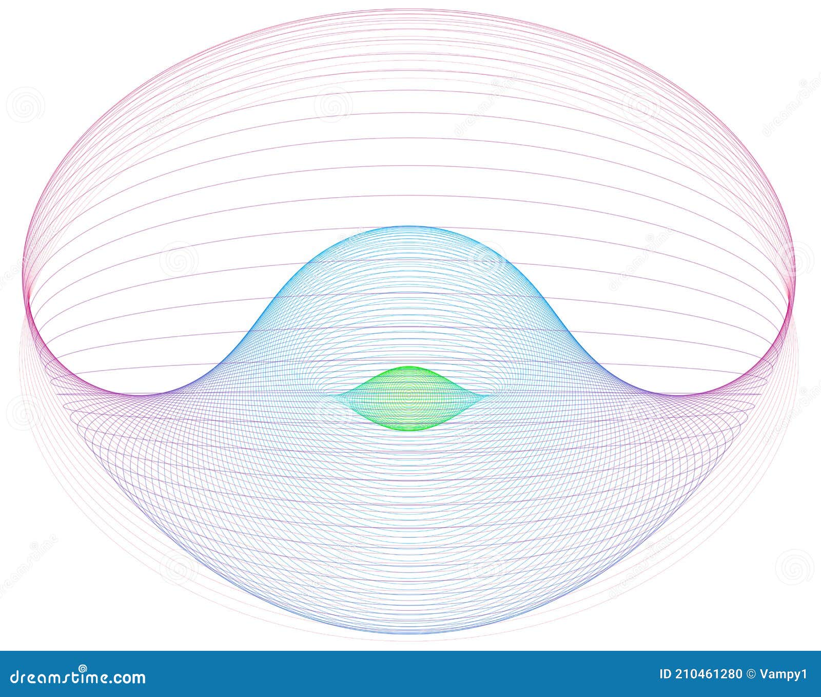 Overlapping Shaded Spheres, Orbs. Repeatable Background Cartoon Vector ...
