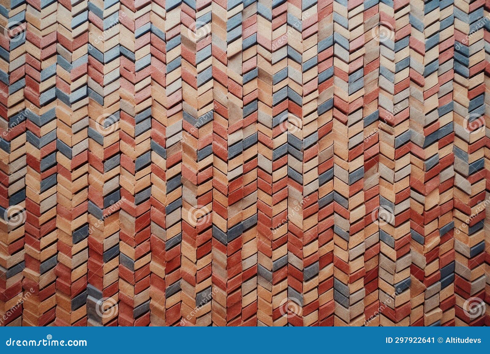 Overlapping Pattern Brick Wall Image Stock Image - Image of pattern ...