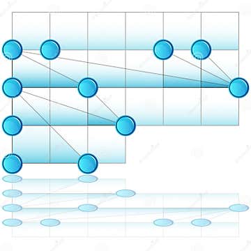 Overlapping Process Chart stock vector. Illustration of square - 49748624