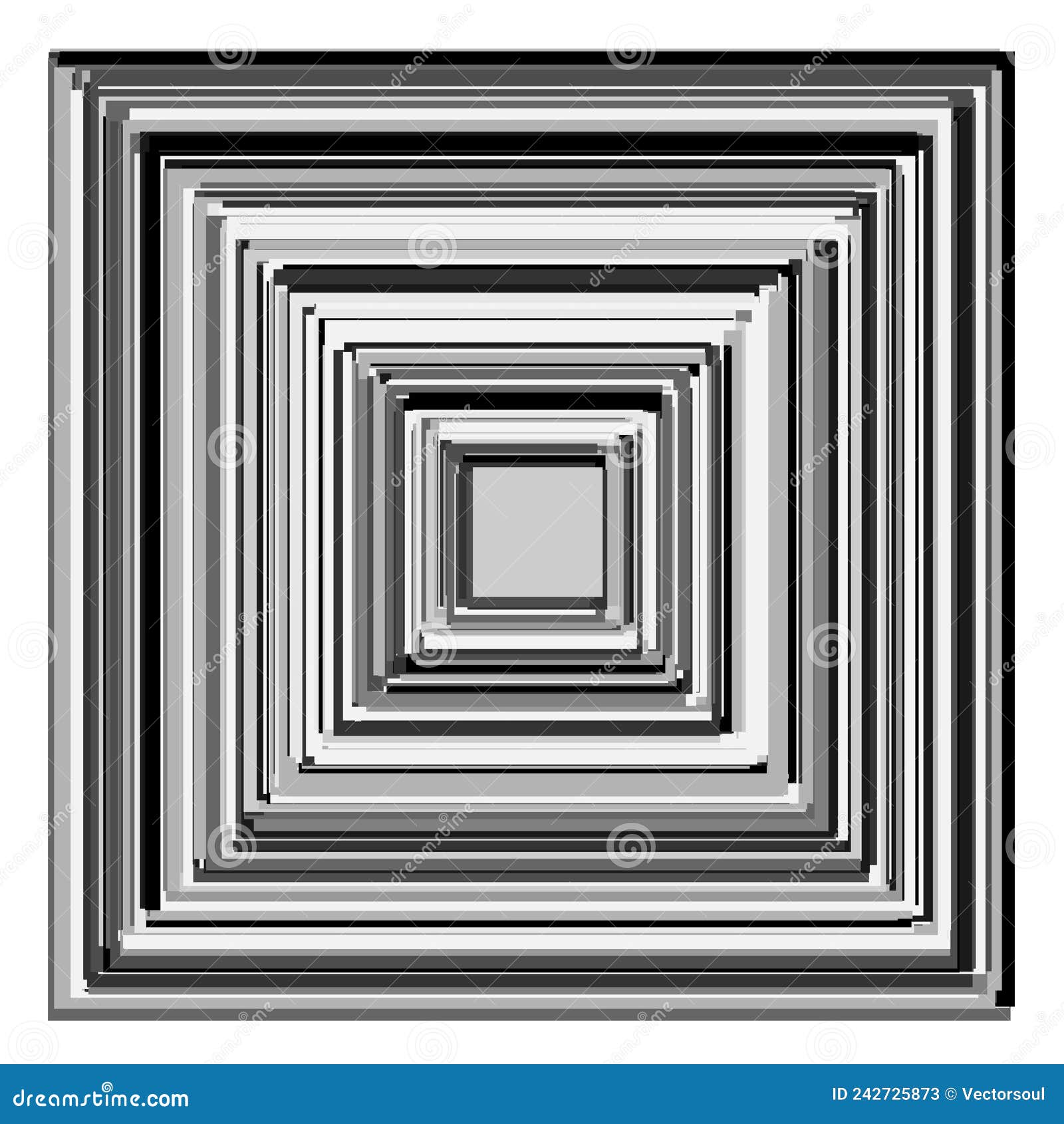 Overlapping Random Squares Abstract Grayscale Geometric Vector ...