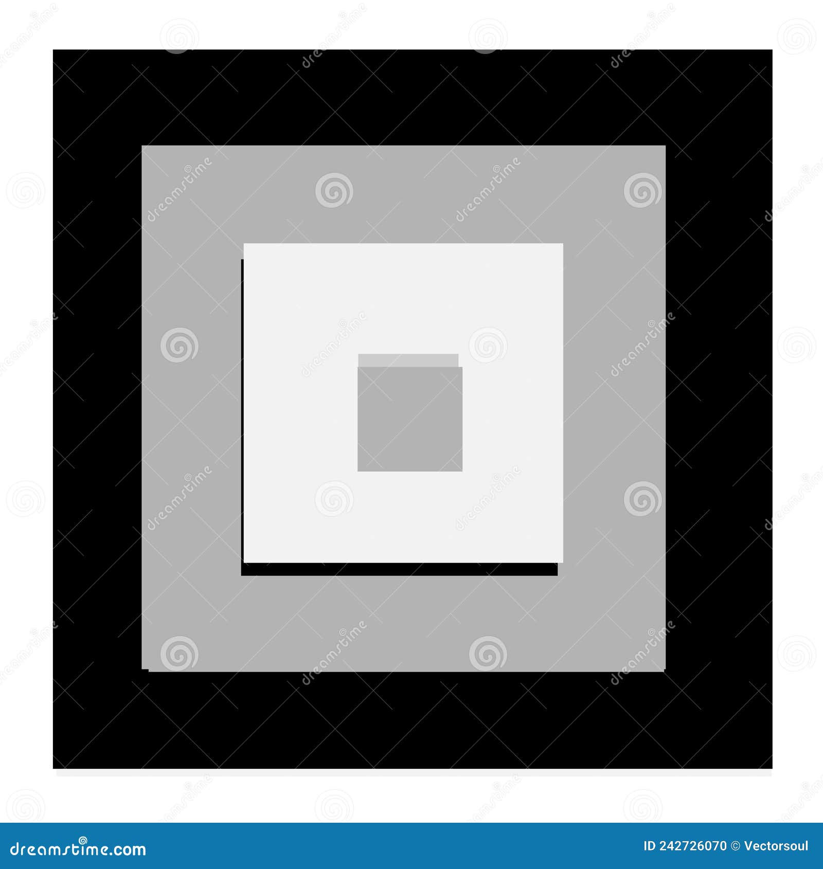 Overlapping Random Squares Abstract Grayscale Geometric Vector ...
