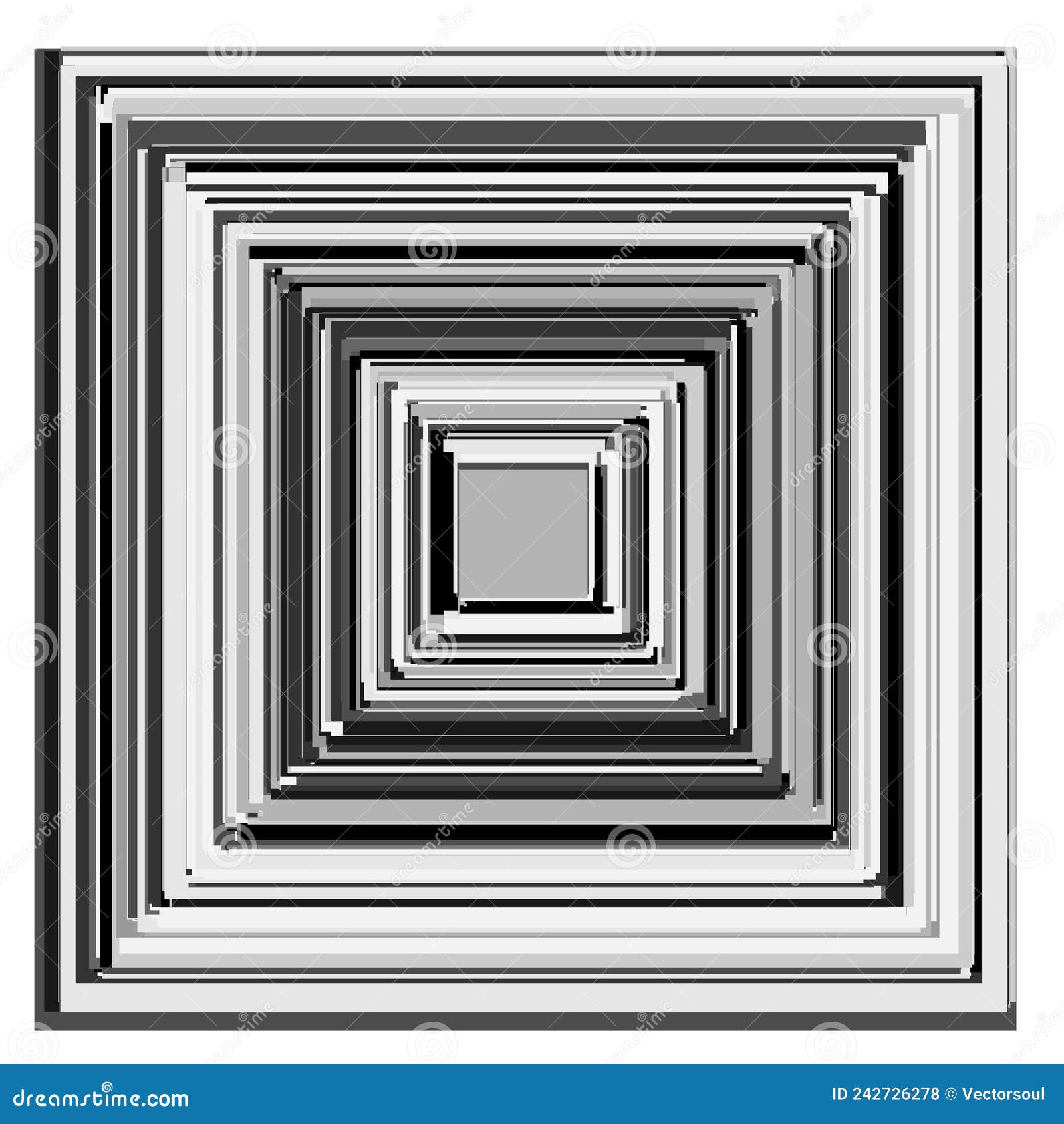 Overlapping Random Squares Abstract Grayscale Geometric Vector ...