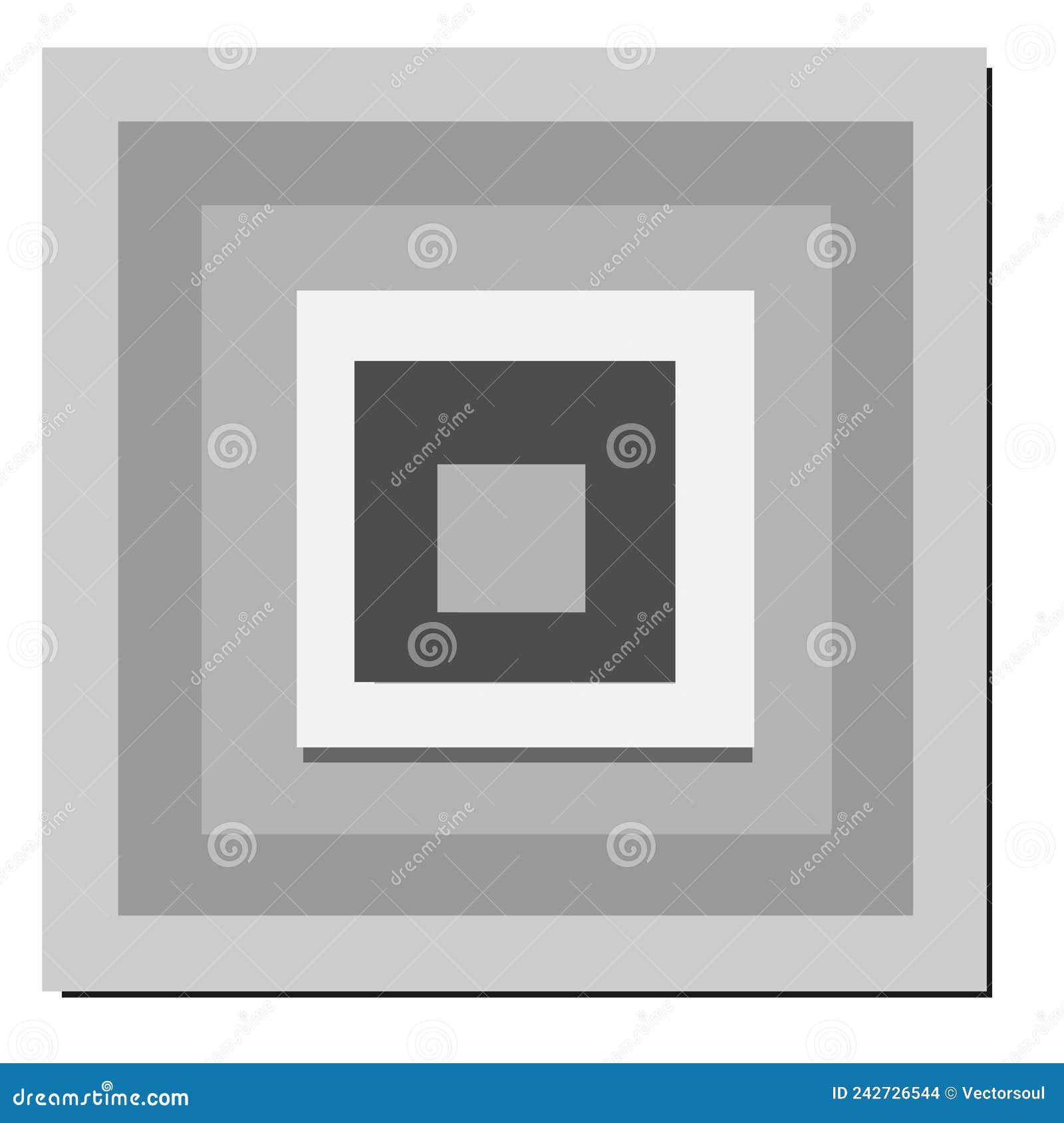 Overlapping Random Squares Abstract Grayscale Geometric Vector ...