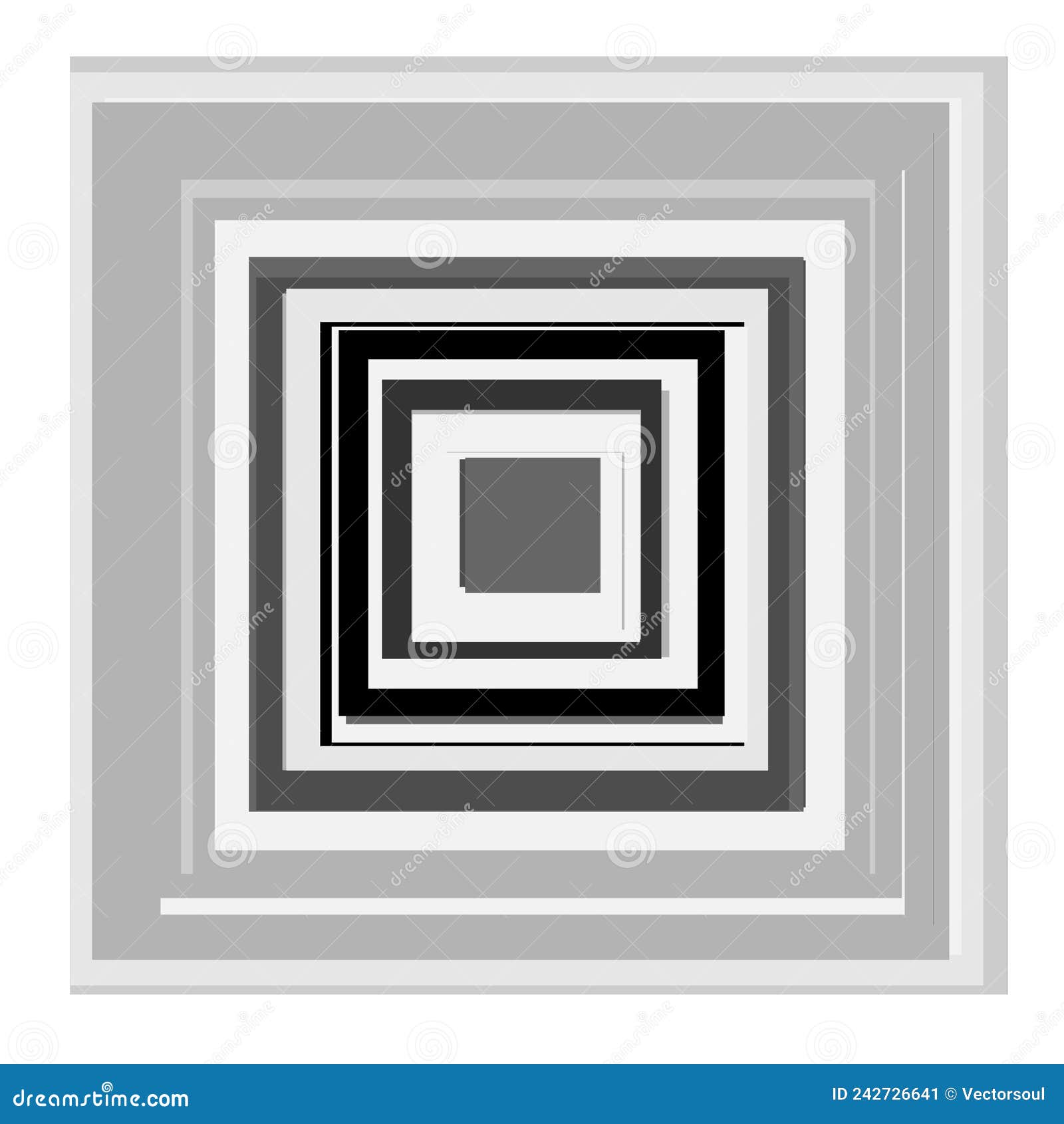 Overlapping Random Squares Abstract Grayscale Geometric Vector ...